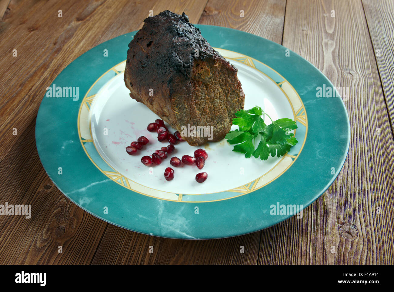 Roast Scotch Fillet Stock Photo - Alamy