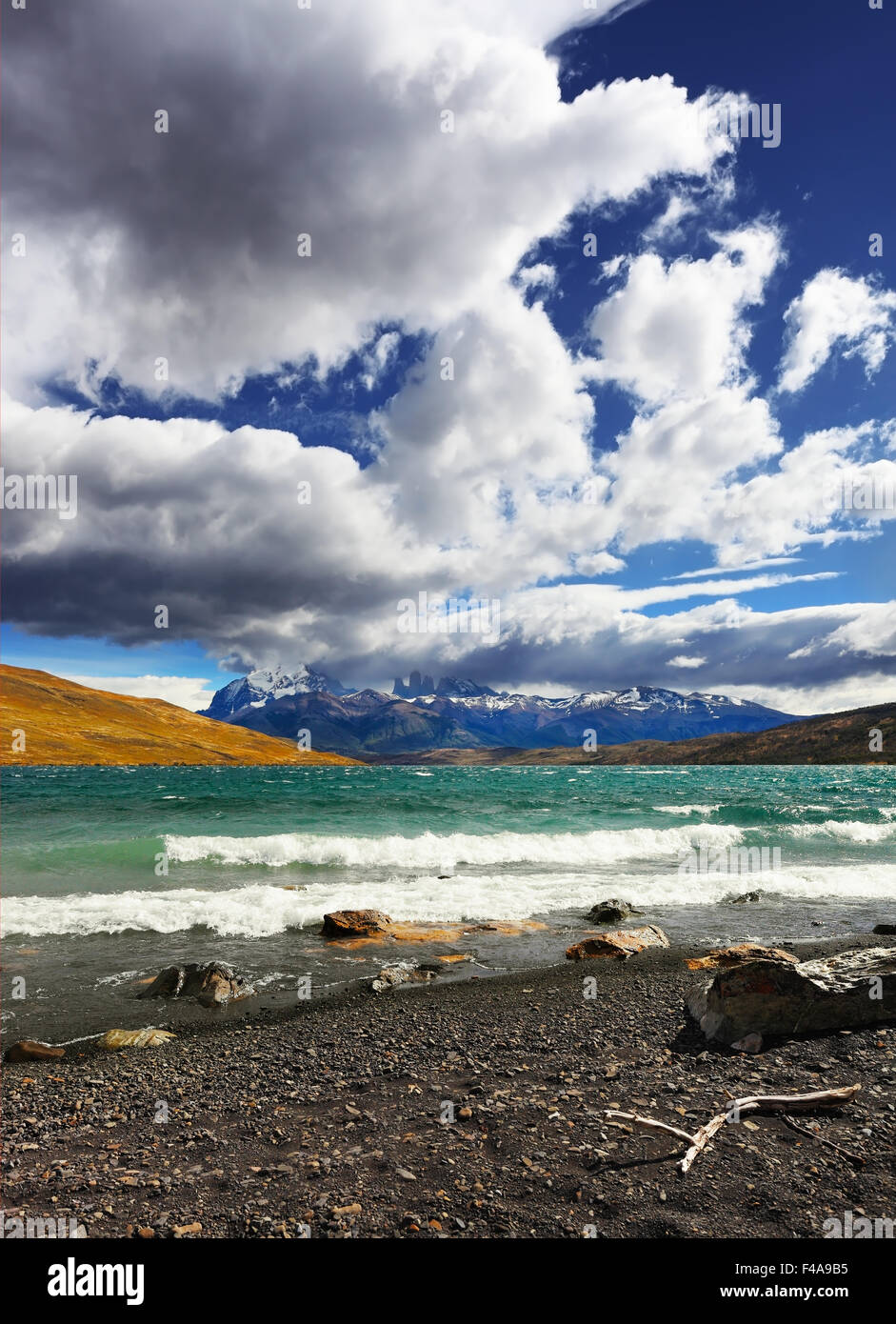 Stormy wind blows the clouds Stock Photo - Alamy