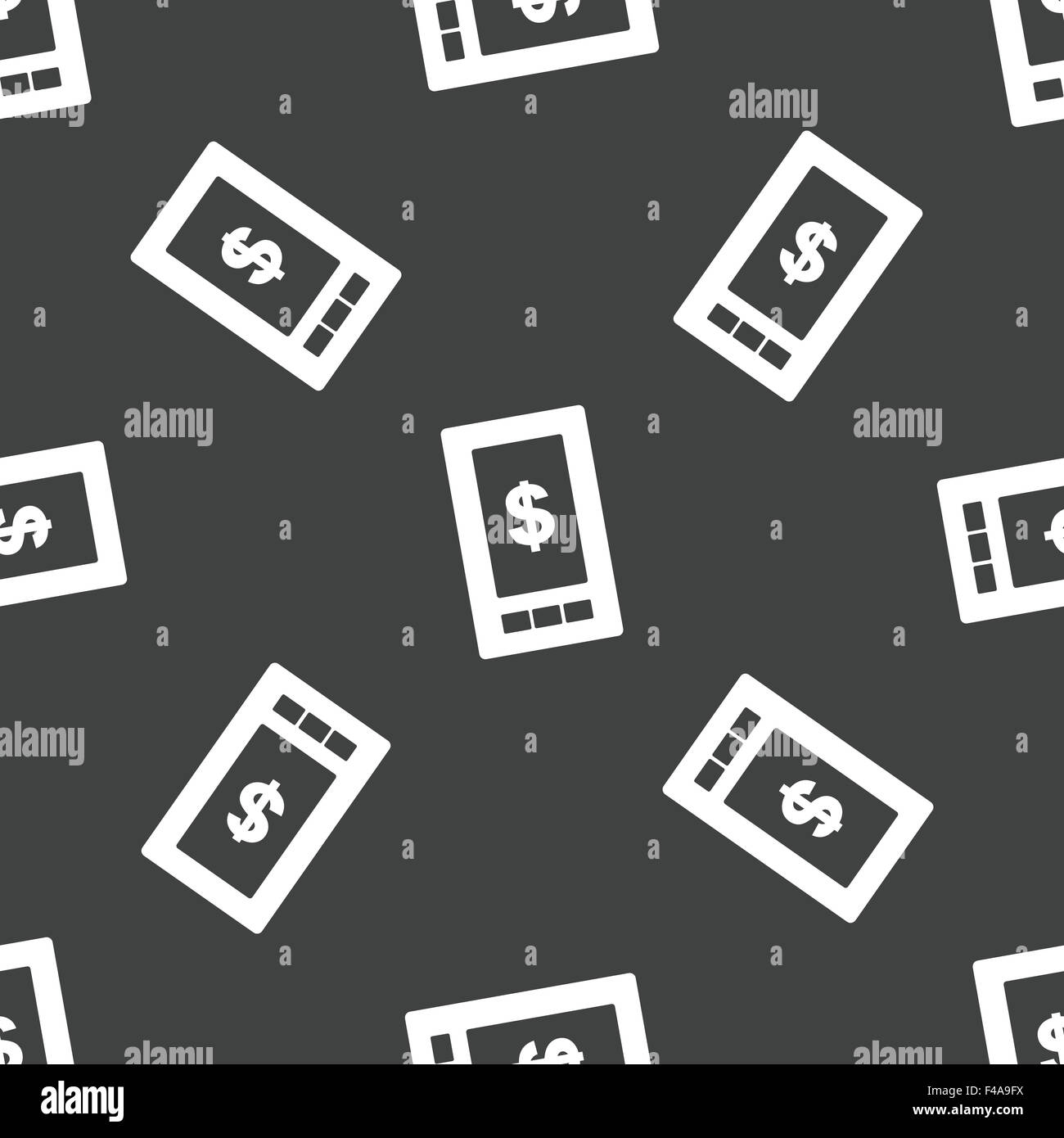 Dollar sign on screen pattern Stock Photo - Alamy