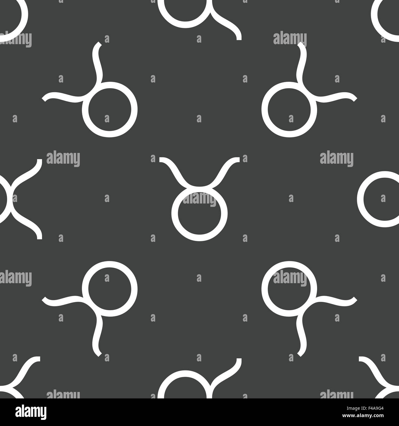 Taurus symbol pattern Stock Photo - Alamy