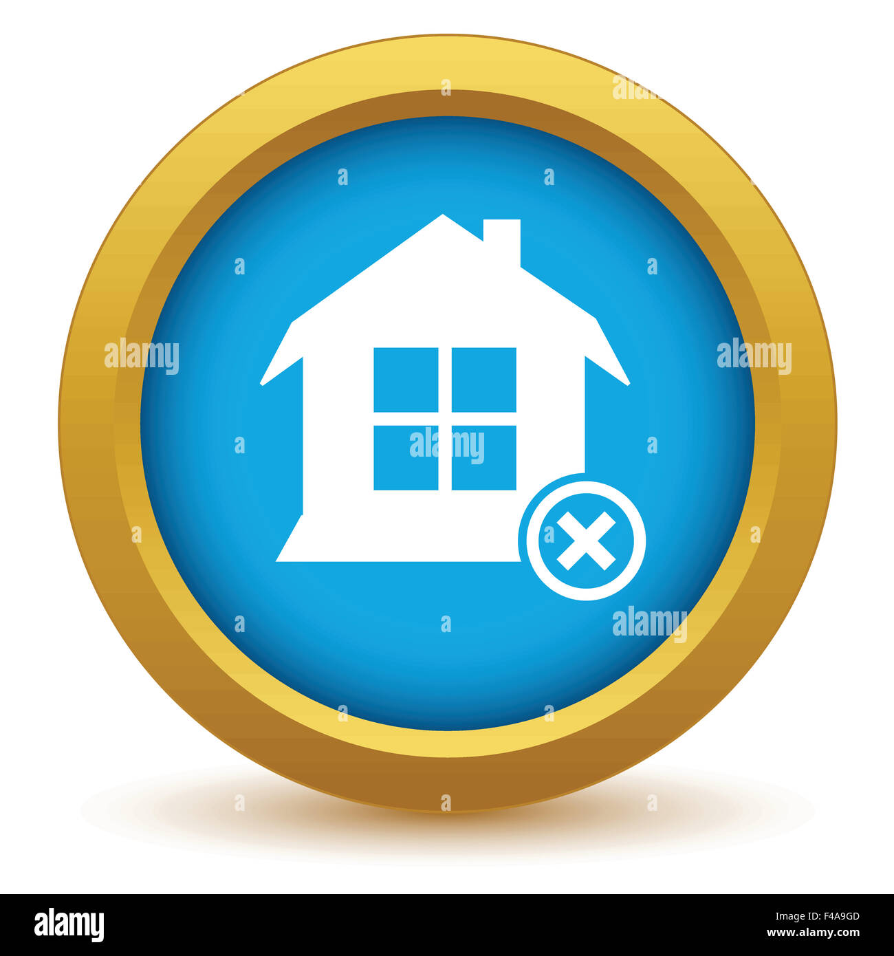 Remove house icon Stock Photo - Alamy