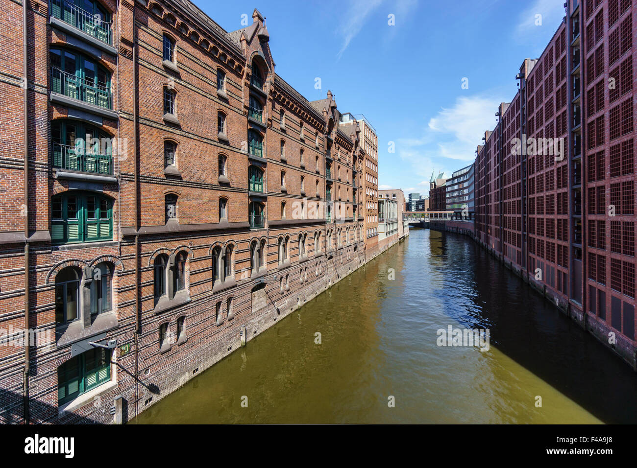 Hamburg, Germany - Speicherstadt maritime warehouse district, new ...
