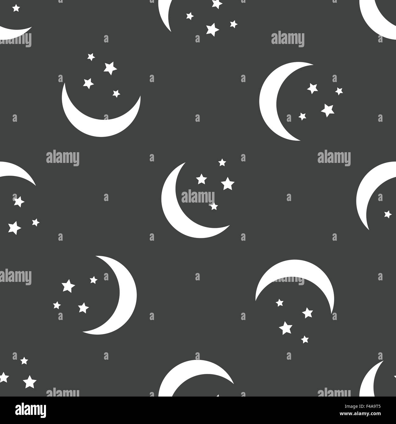 Crescent moon pattern Stock Photo - Alamy