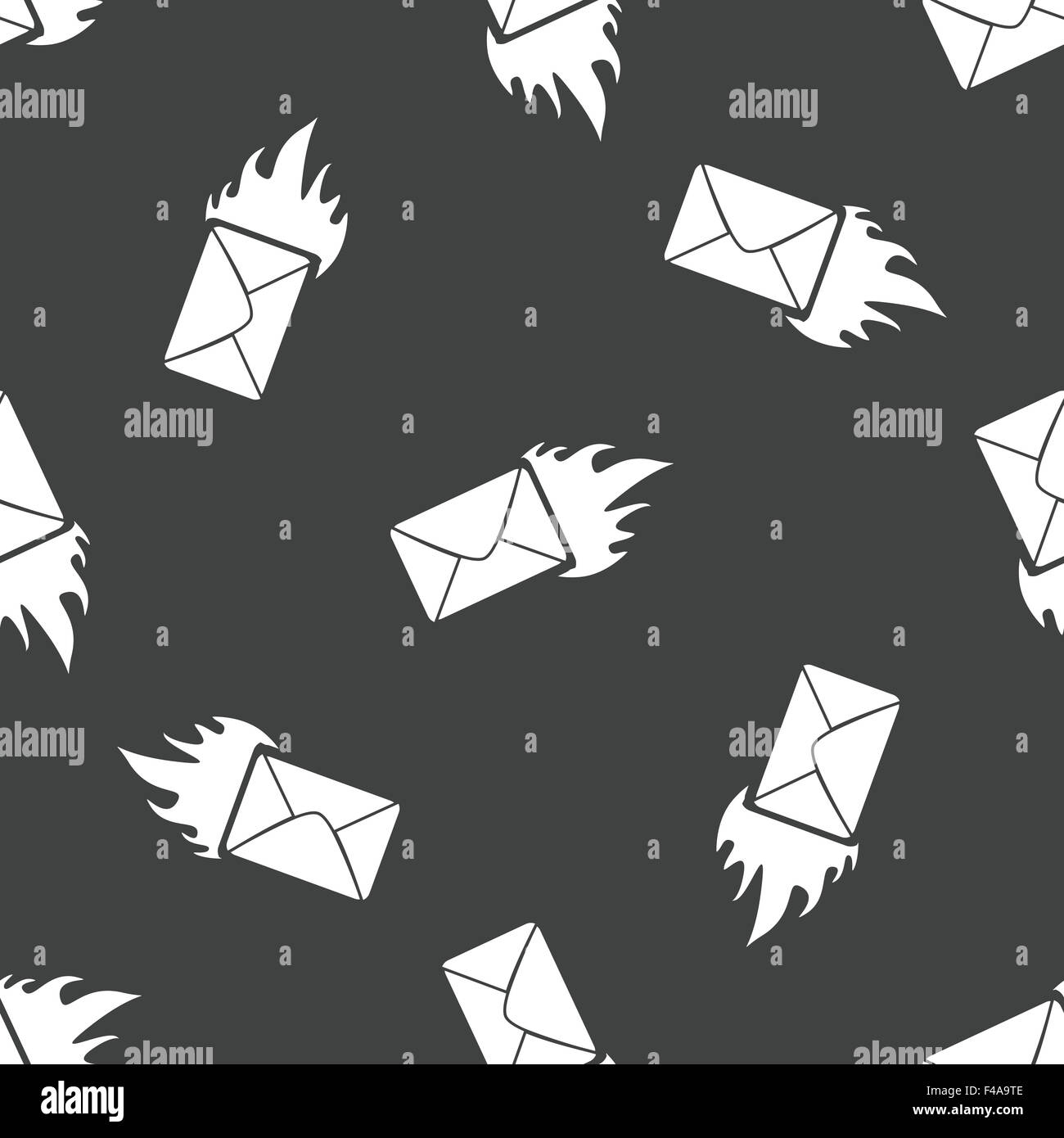 White envelope seamless wallpaper illustration hi-res stock photography ...