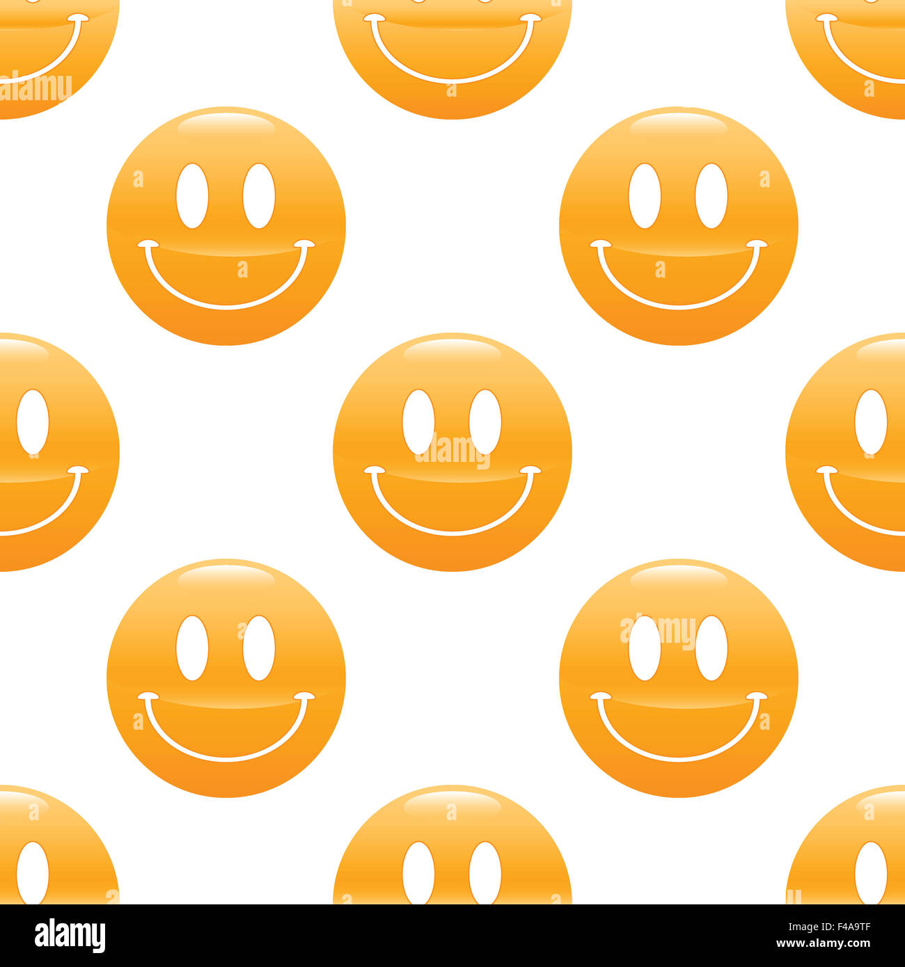 Wide smiling emoticon pattern Stock Photo - Alamy
