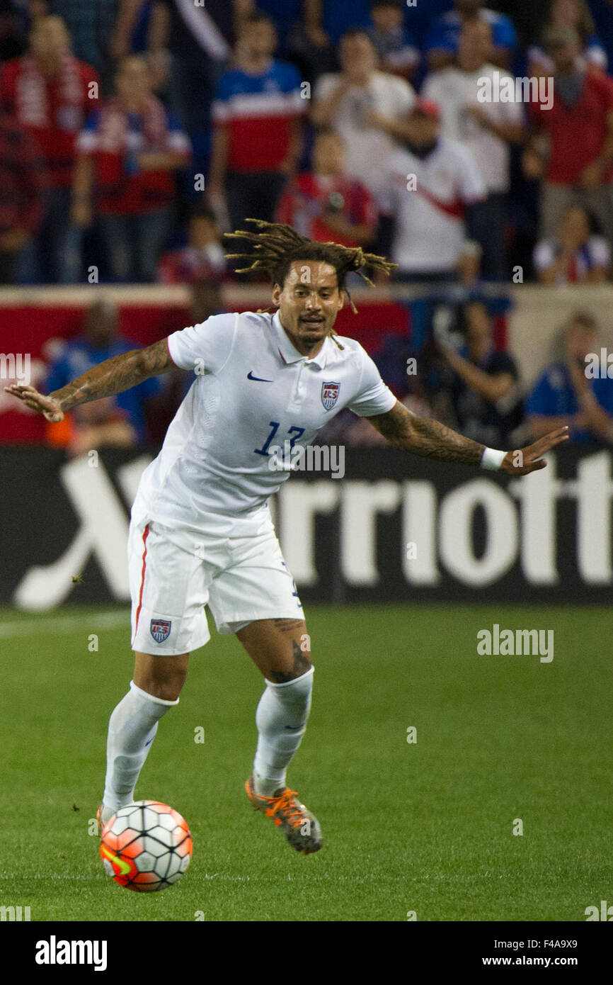 October 13, 2015: USA midfielder Jermaine Jones (13) is in action ...