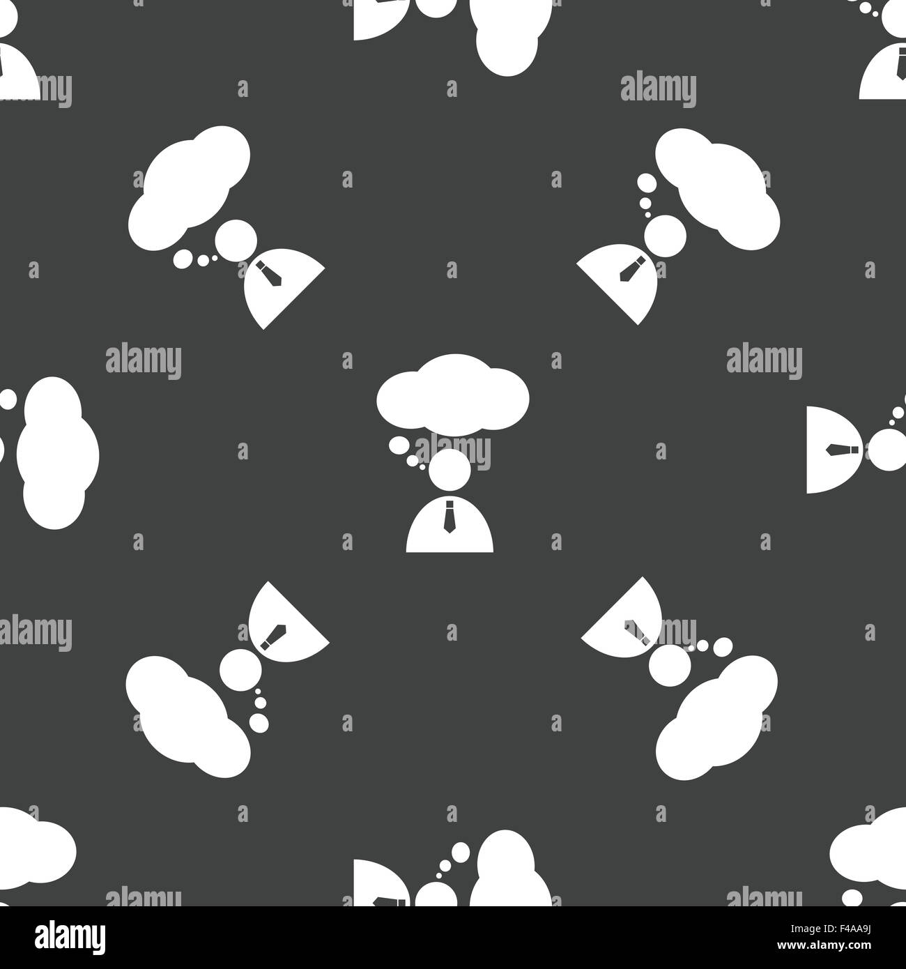 Thinking person pattern Stock Photo - Alamy