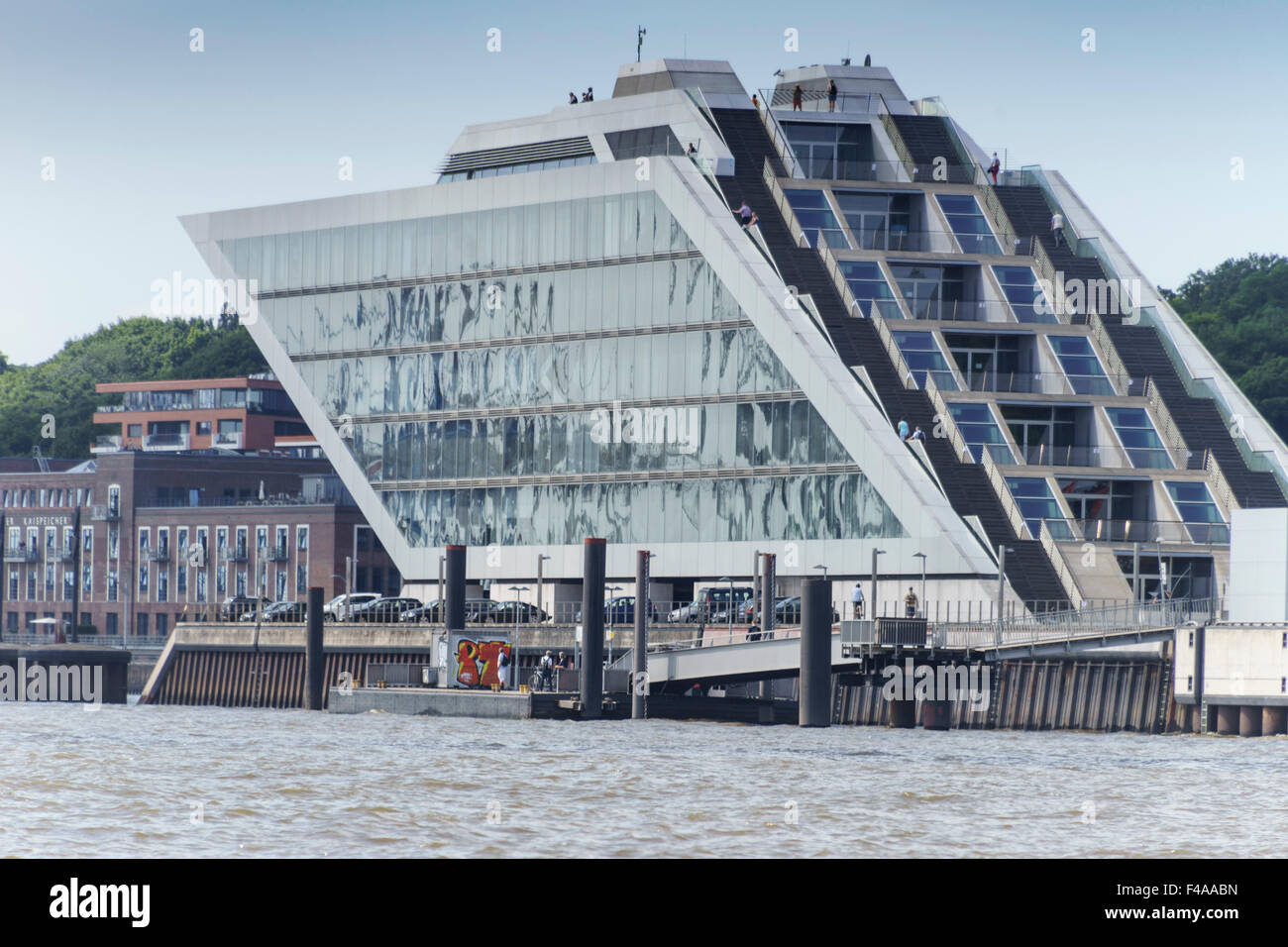 Hamburg, Germany - riverside architecture Stock Photo - Alamy
