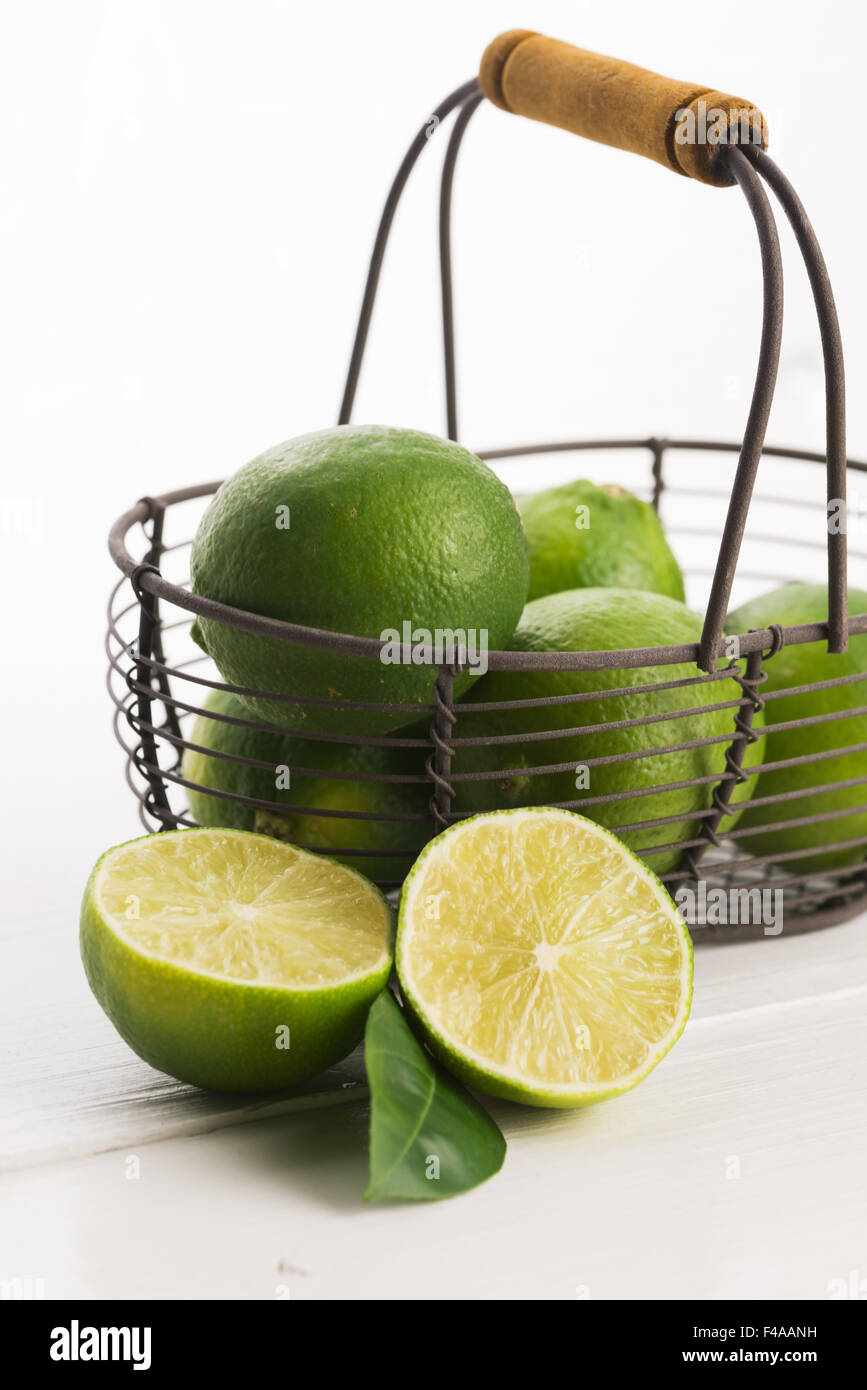 Chopped limes hi-res stock photography and images - Alamy
