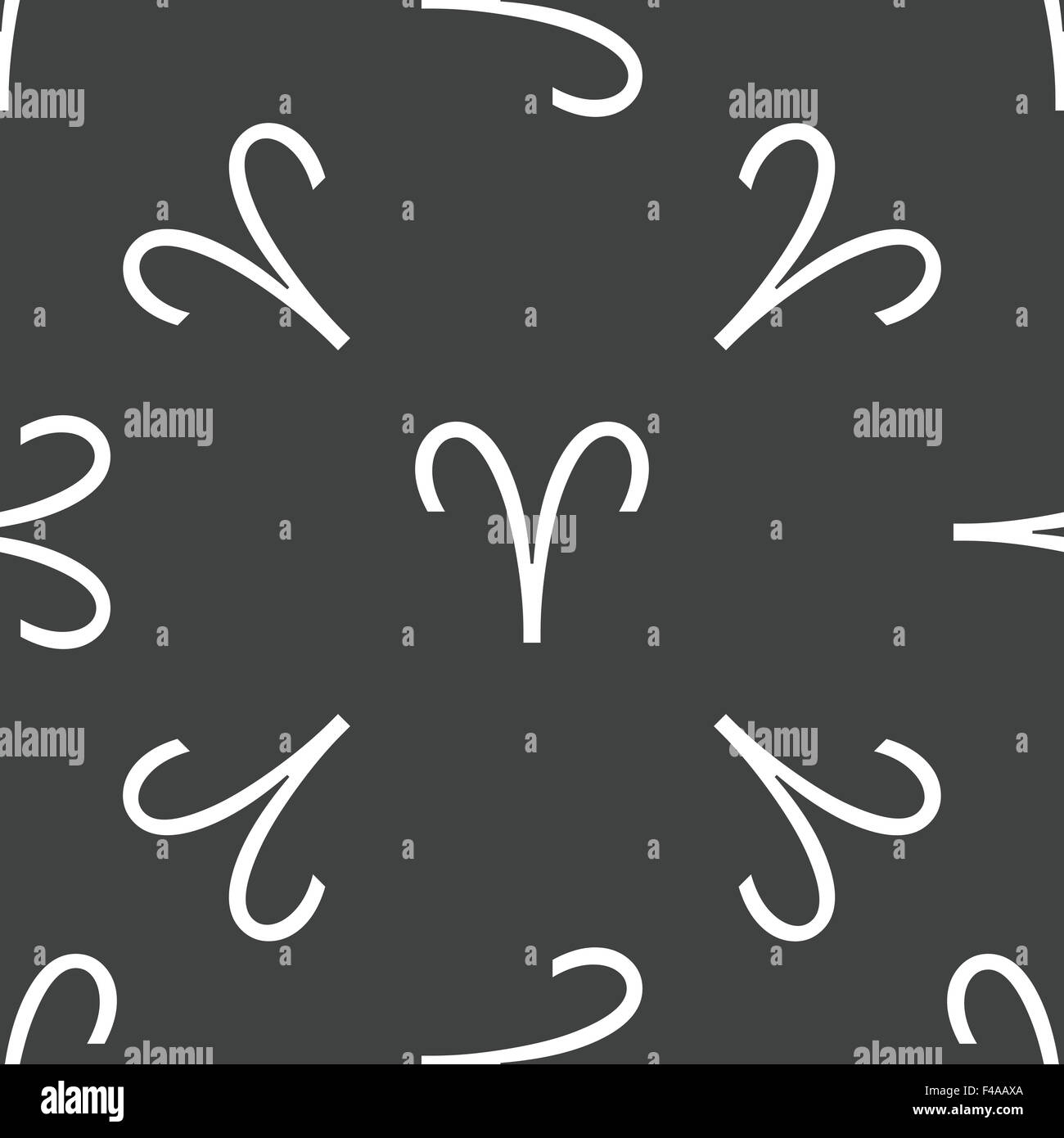 Aries symbol pattern Stock Photo - Alamy