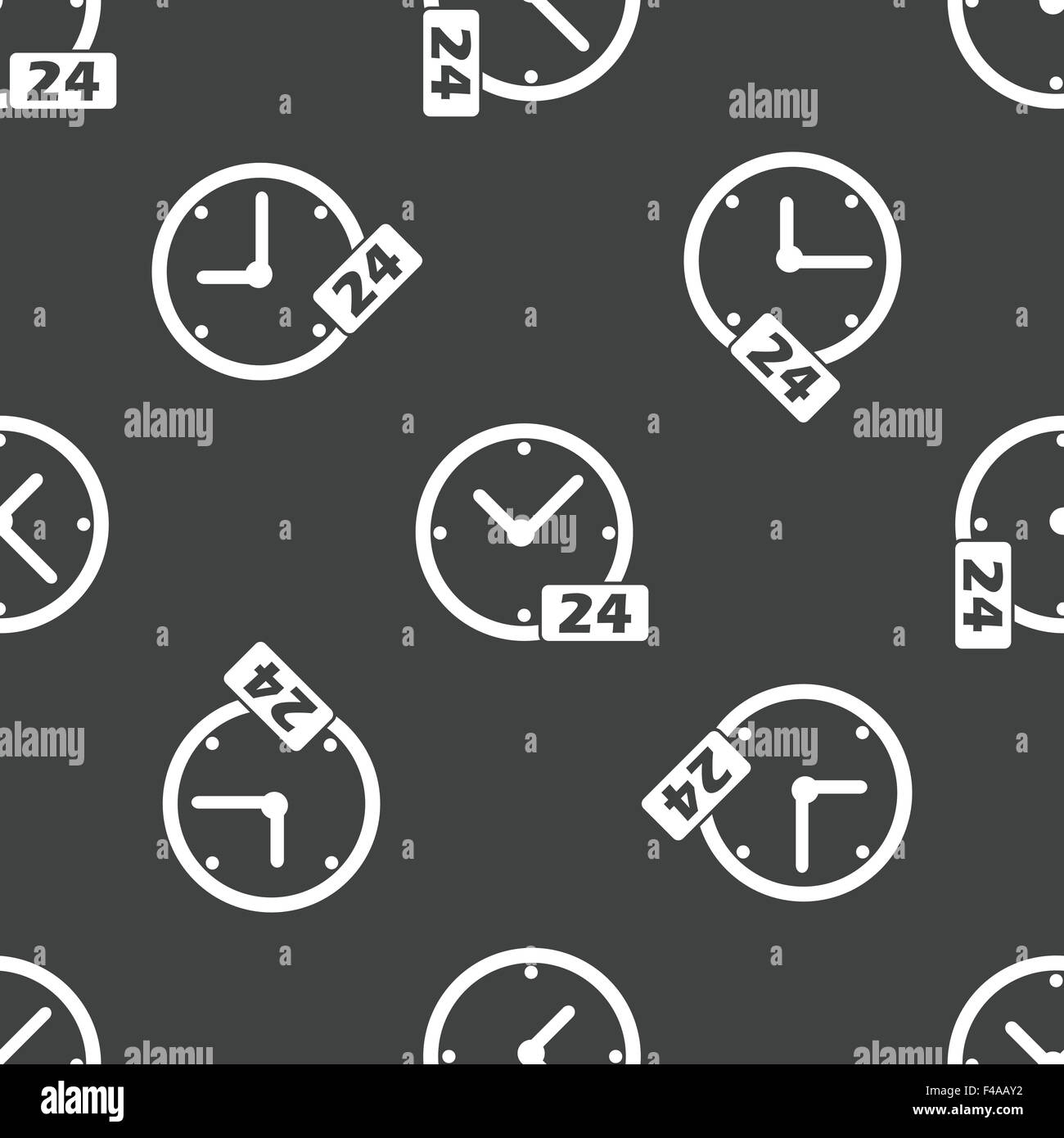 Clock 24 pattern Stock Photo - Alamy