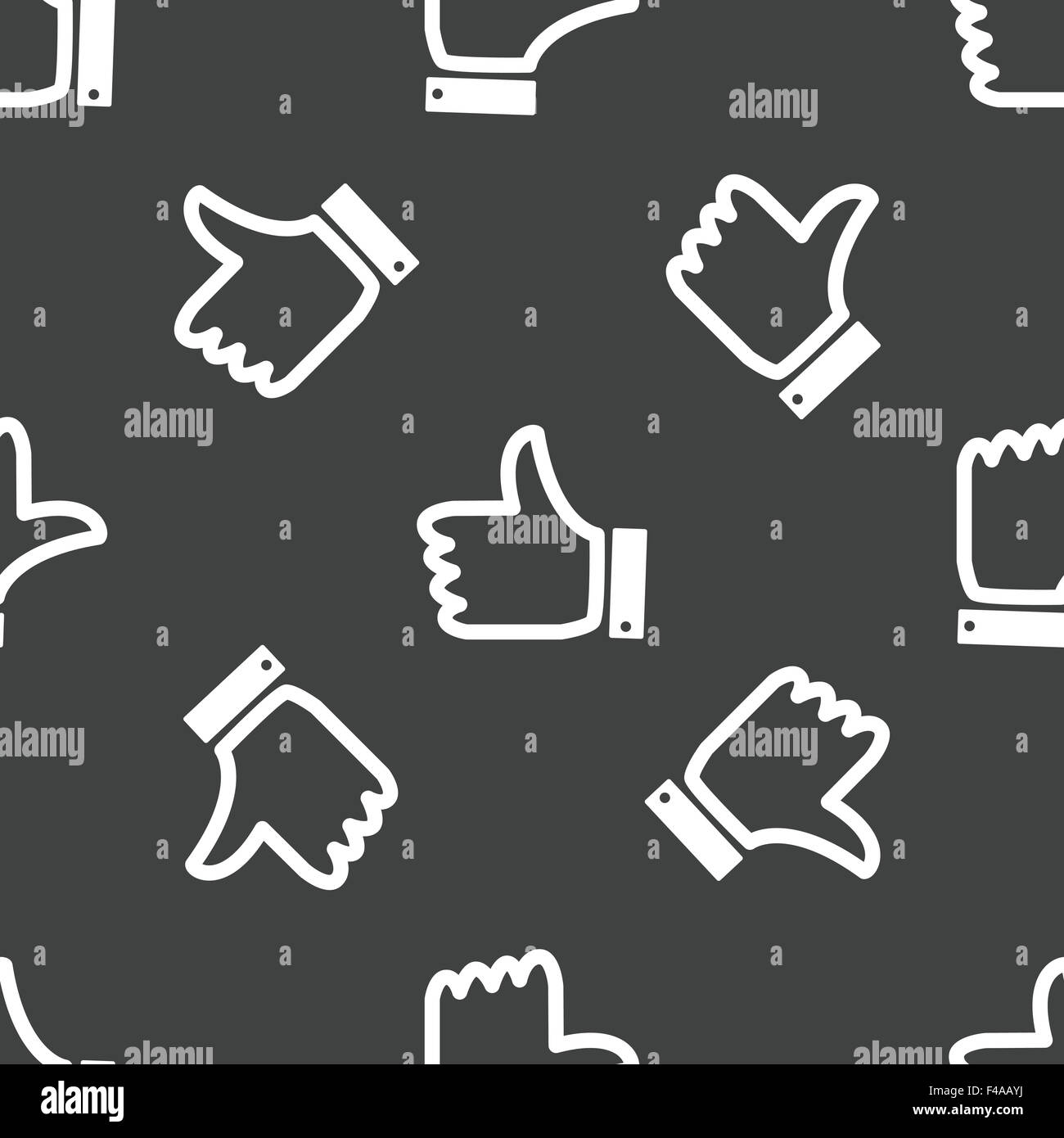 Like symbol pattern Stock Photo - Alamy