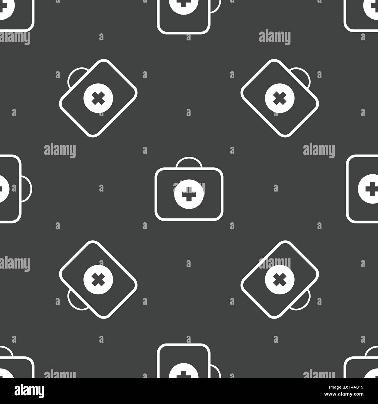 First aid kit pattern Stock Photo - Alamy