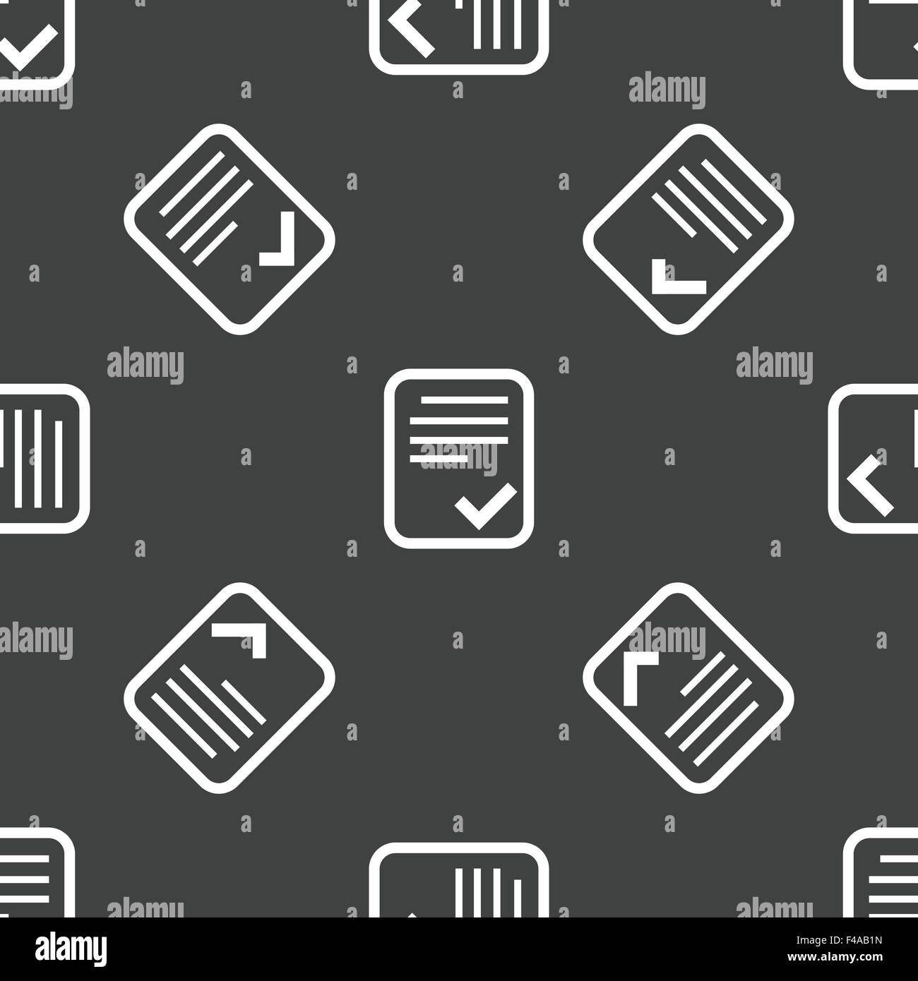 Approved document pattern Stock Photo - Alamy