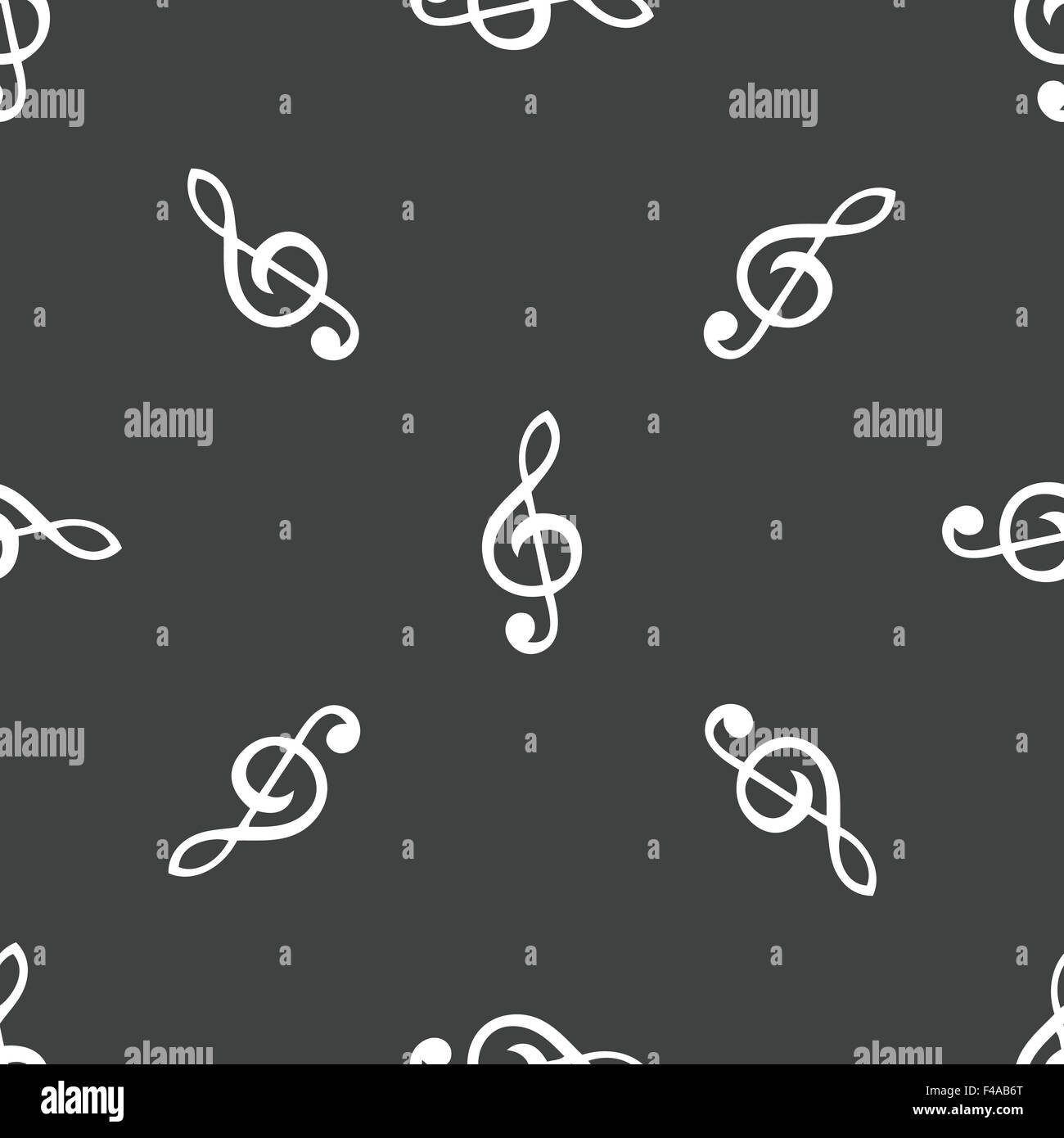 Treble clef pattern Stock Photo - Alamy