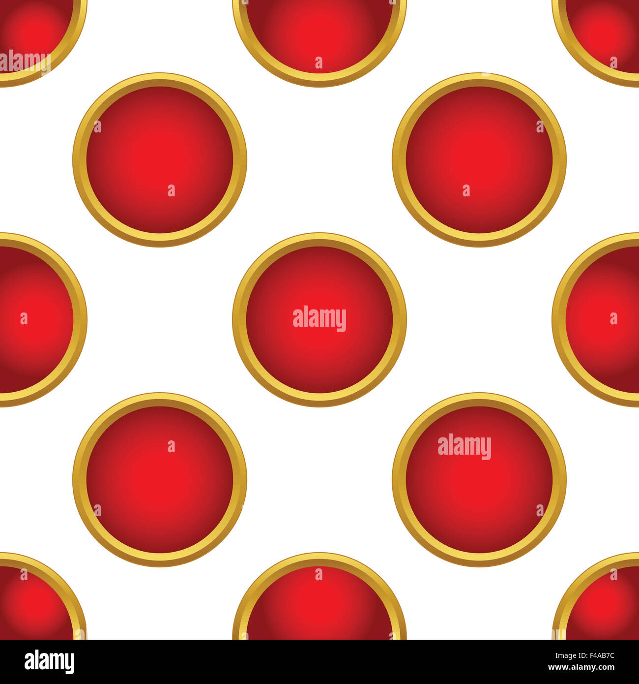 Red mounted circle pattern Stock Photo - Alamy