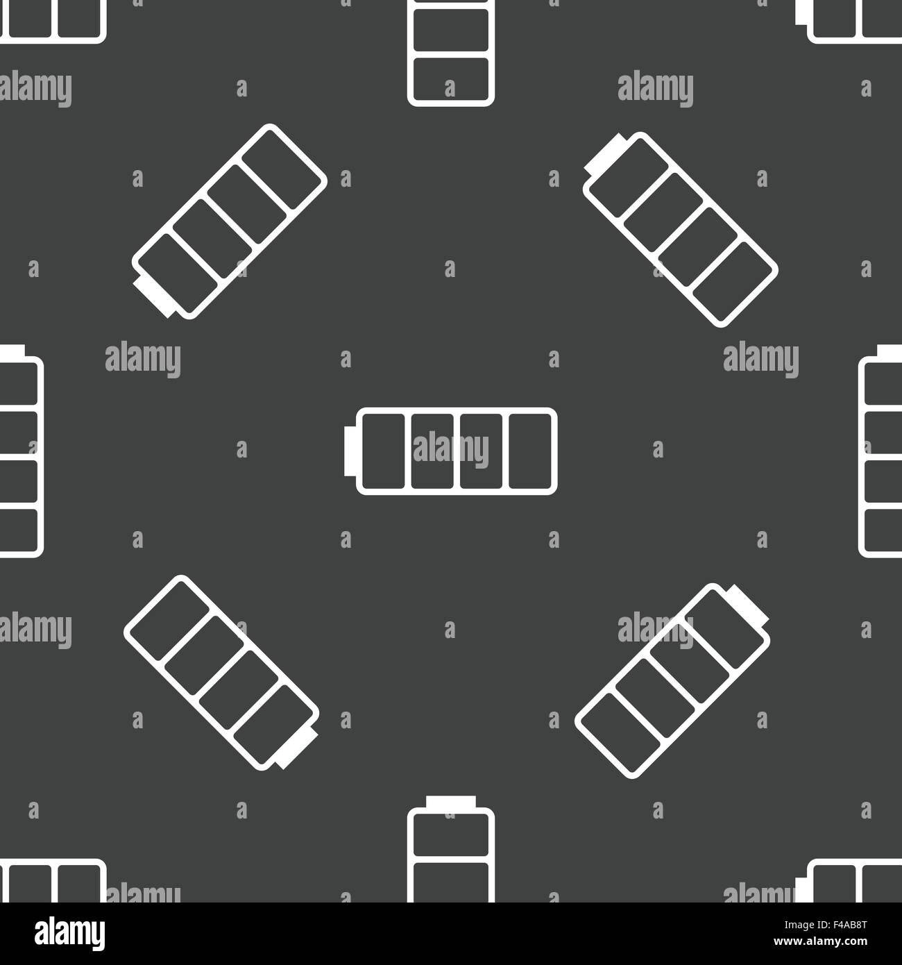 Empty battery pattern Stock Photo - Alamy