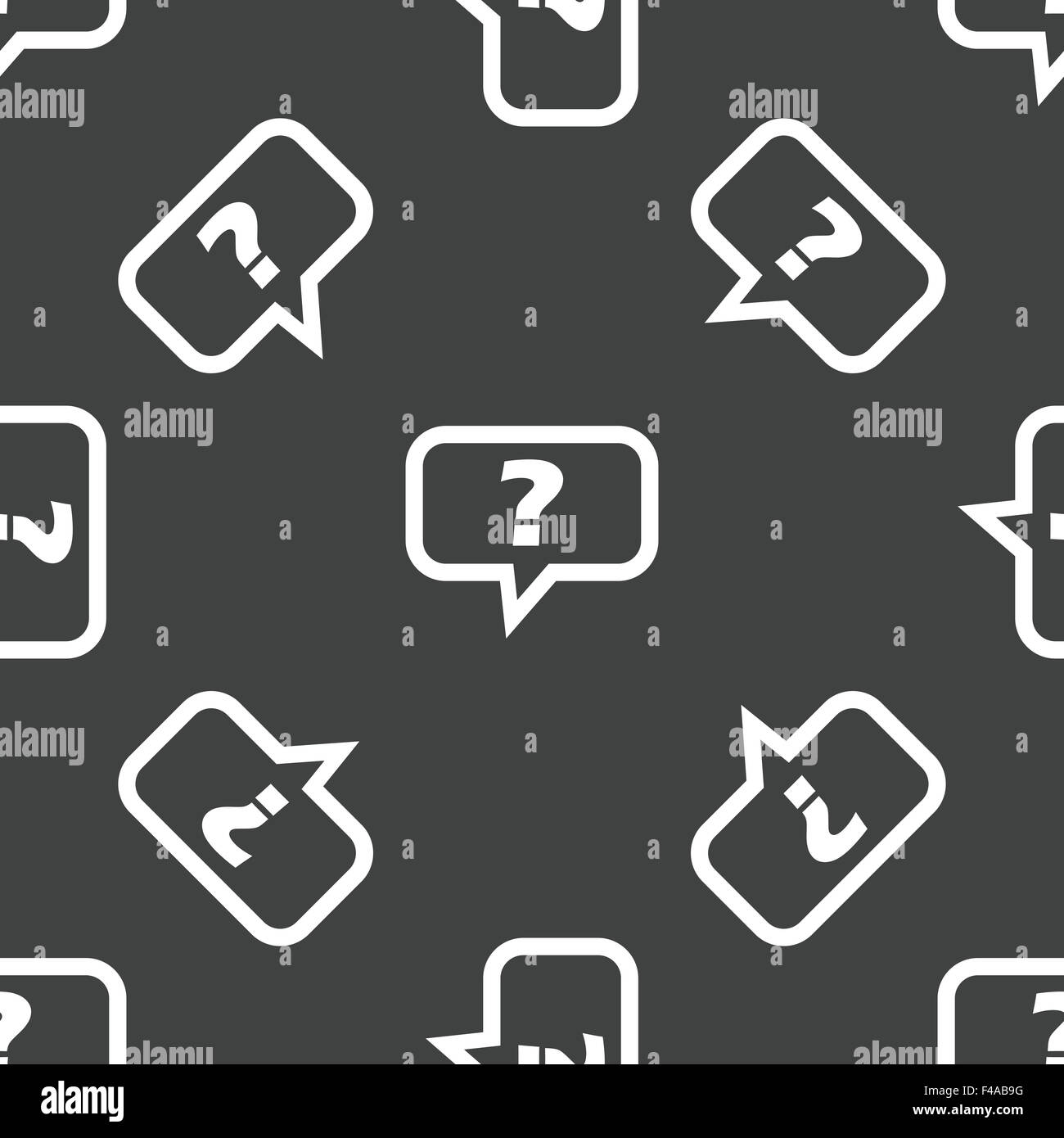 Question mark seamless vector hi-res stock photography and images - Alamy