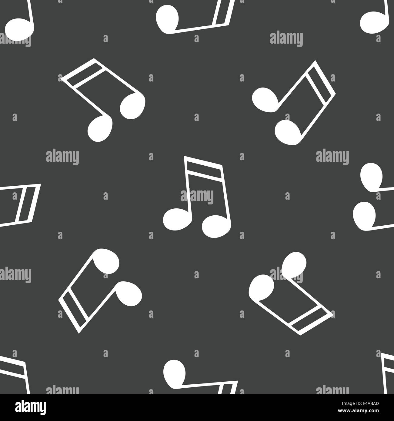 Sixteenth note pattern Stock Photo - Alamy