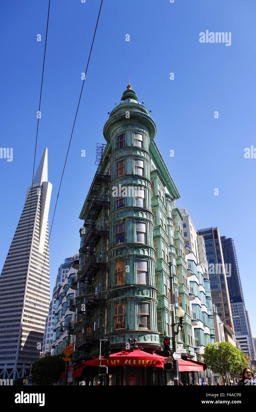 San francisco old victorian buildings hi-res stock photography and ...