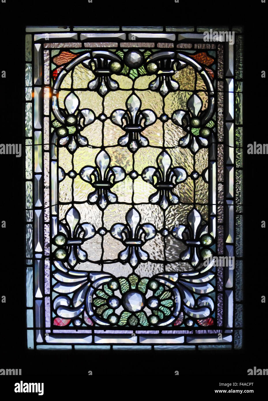 Pink stained glass window hi-res stock photography and images - Alamy