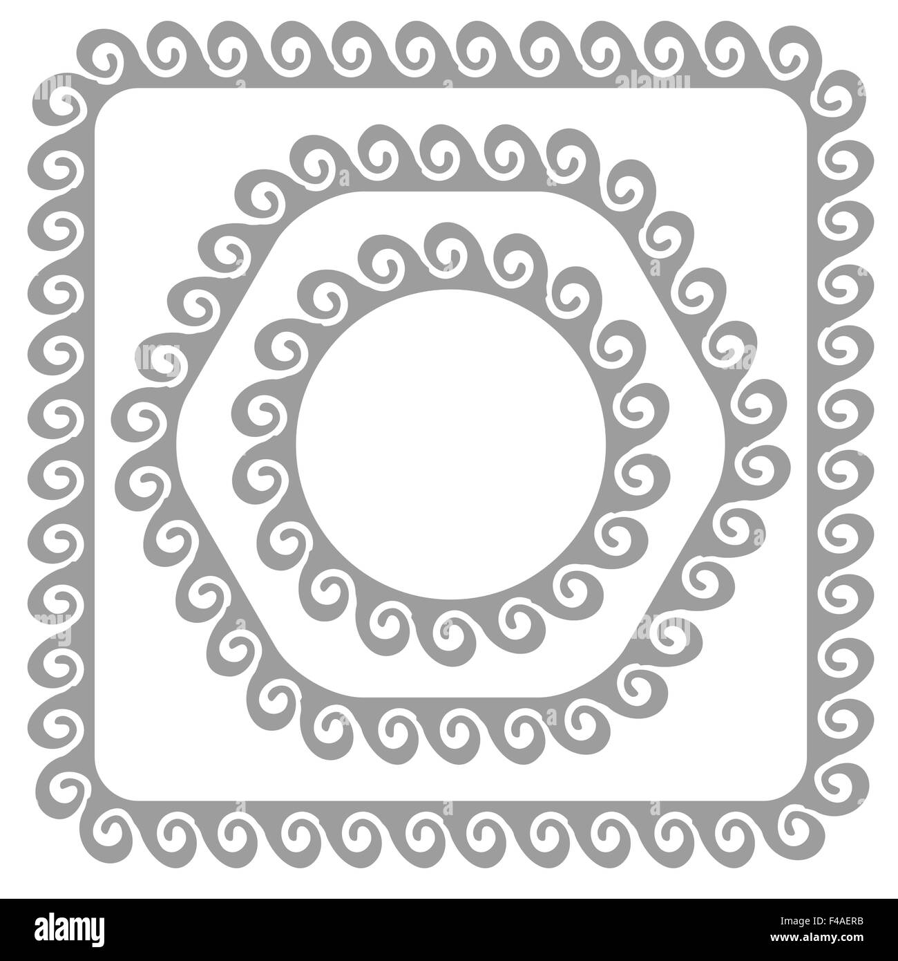 Vintage frames clipart hi-res stock photography and images - Alamy