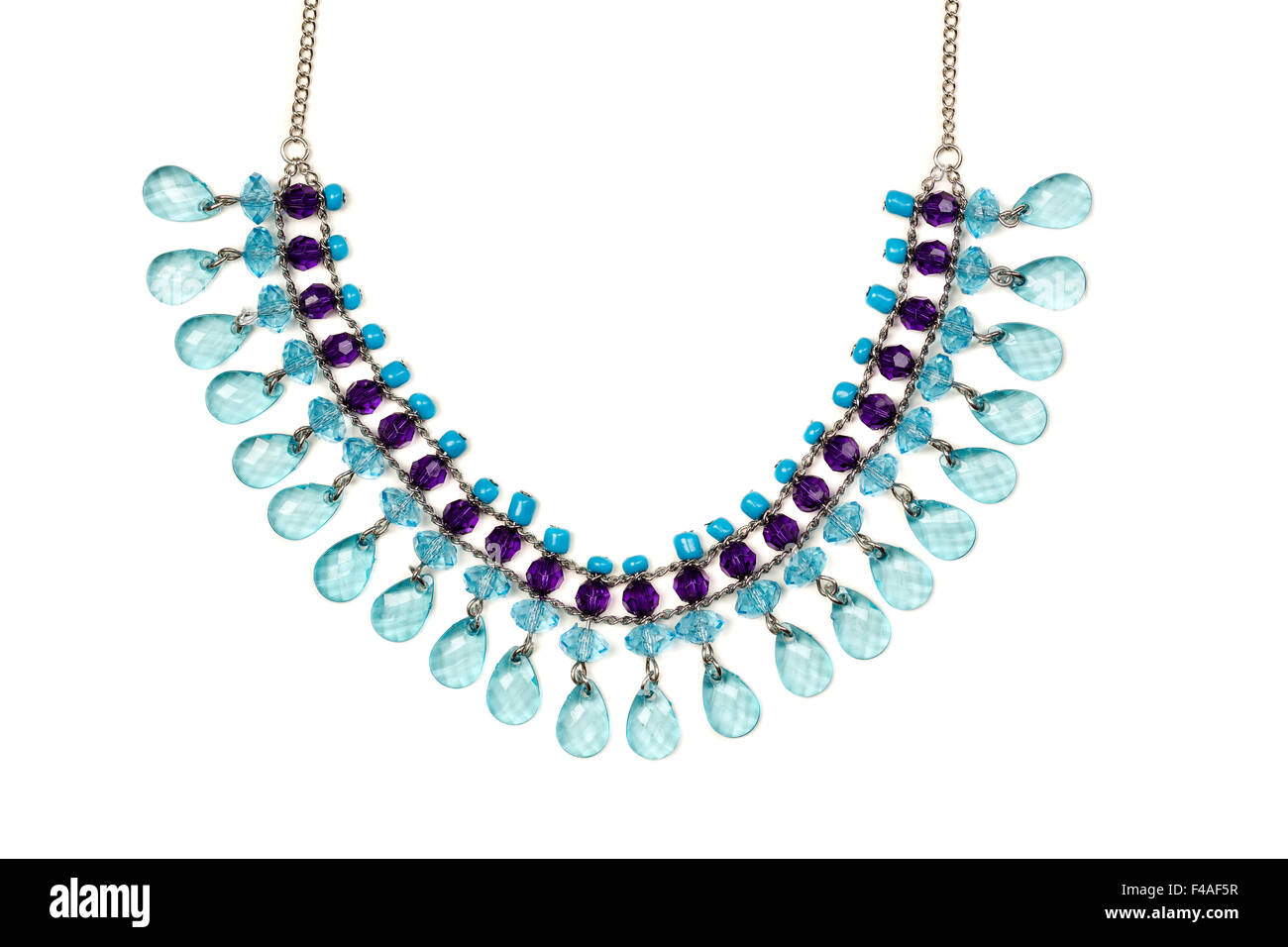 Blue gem necklace hi-res stock photography and images - Alamy