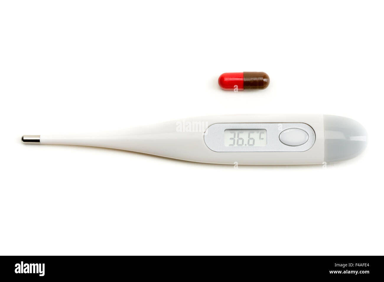 Electronic thermometer pills Cut Out Stock Images & Pictures - Alamy