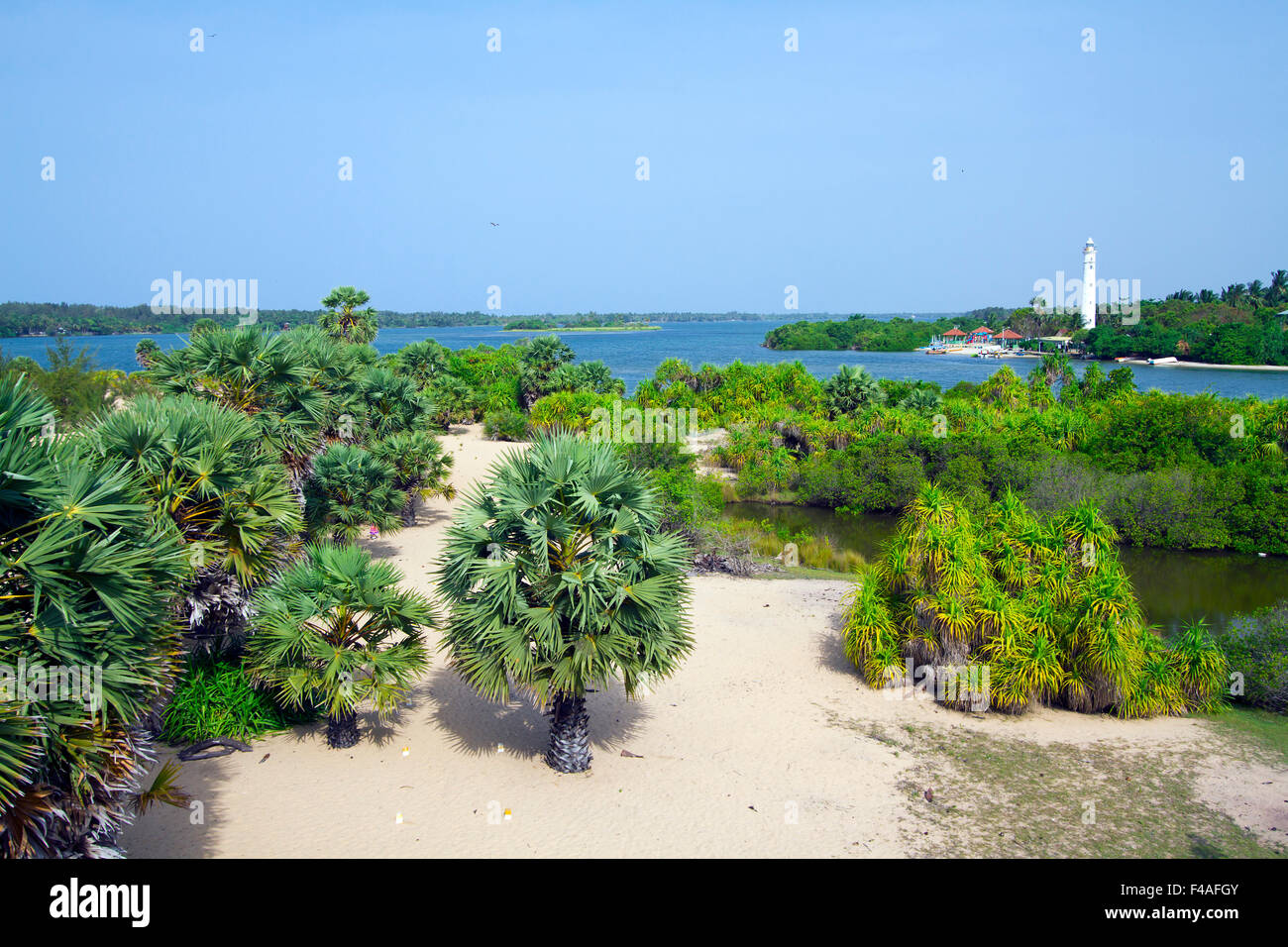 Kallady estuary landscape, Batticaloa, Sri Lanka Stock Photo - Alamy