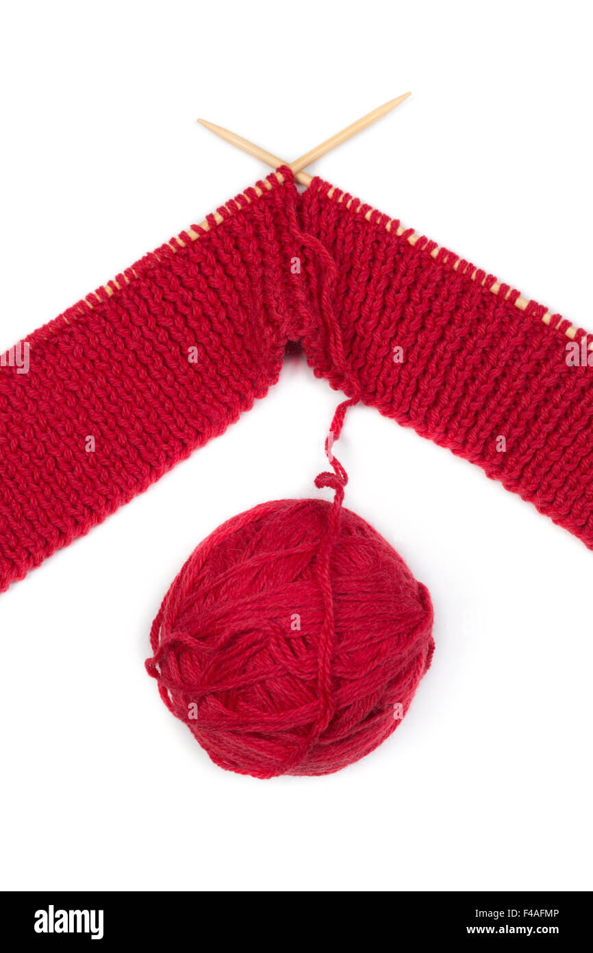 knitting ball of yarn Stock Photo - Alamy