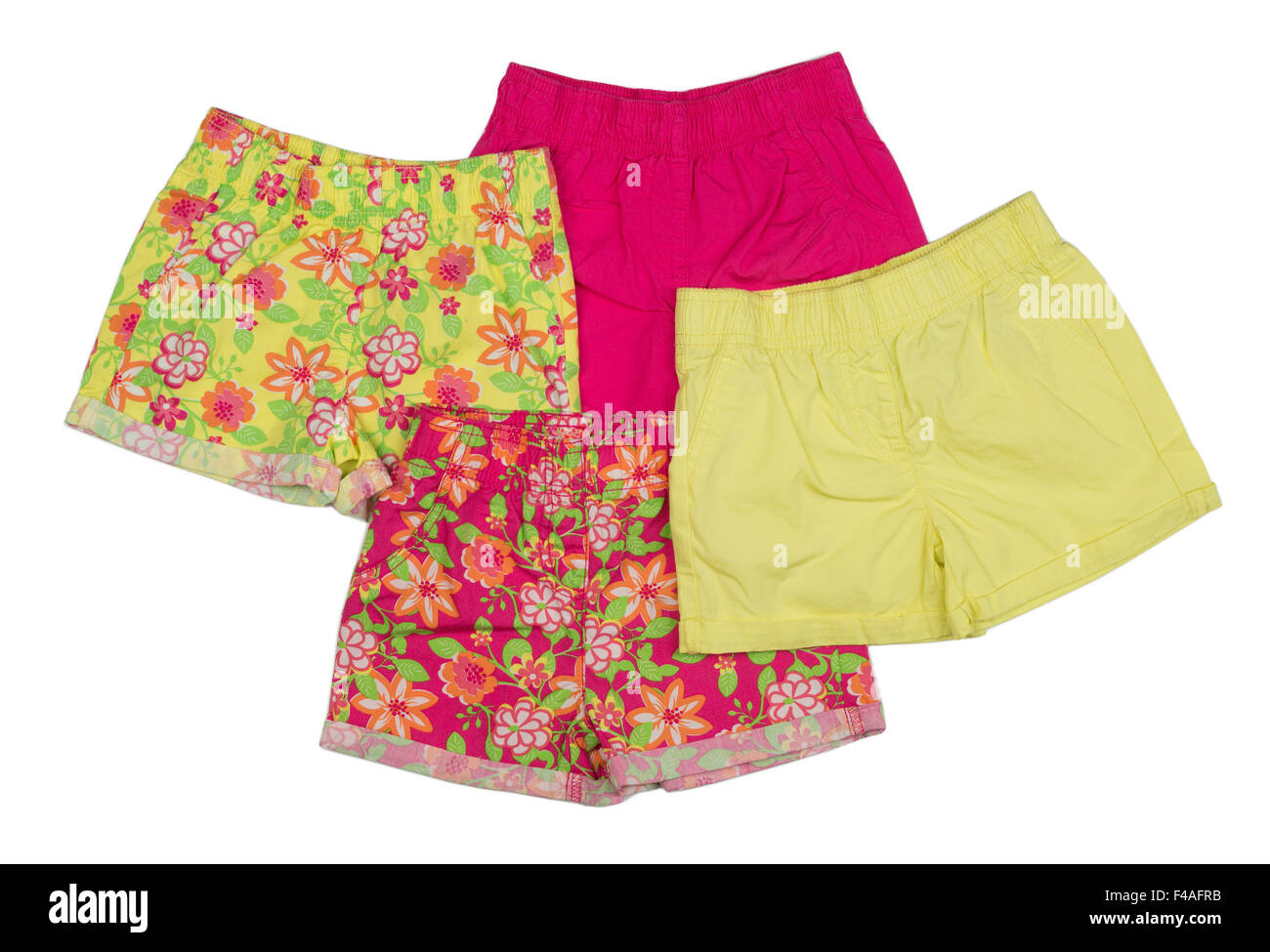 Collage of shorts clothing Stock Photo - Alamy