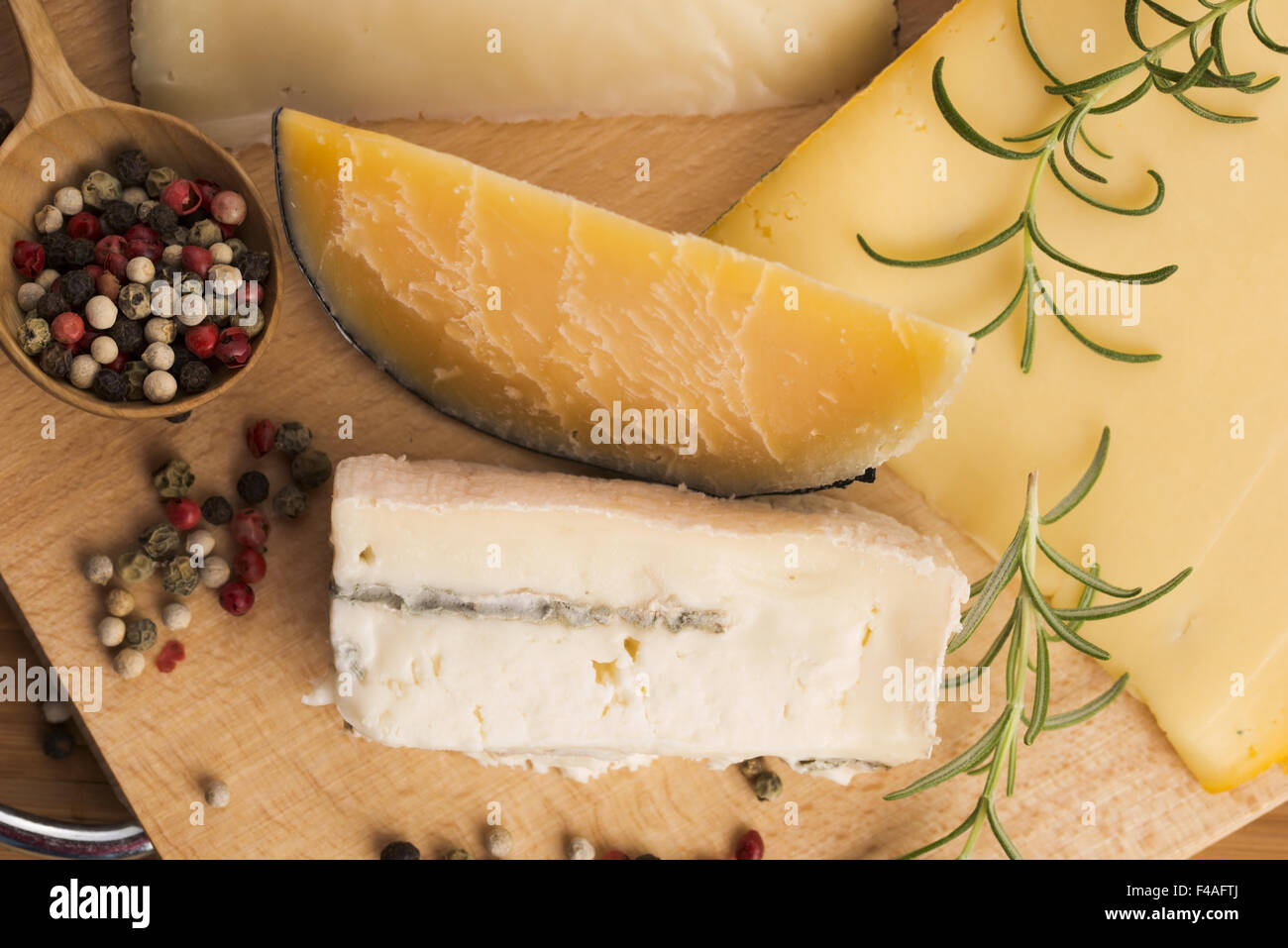 Various types of cheese Stock Photo - Alamy