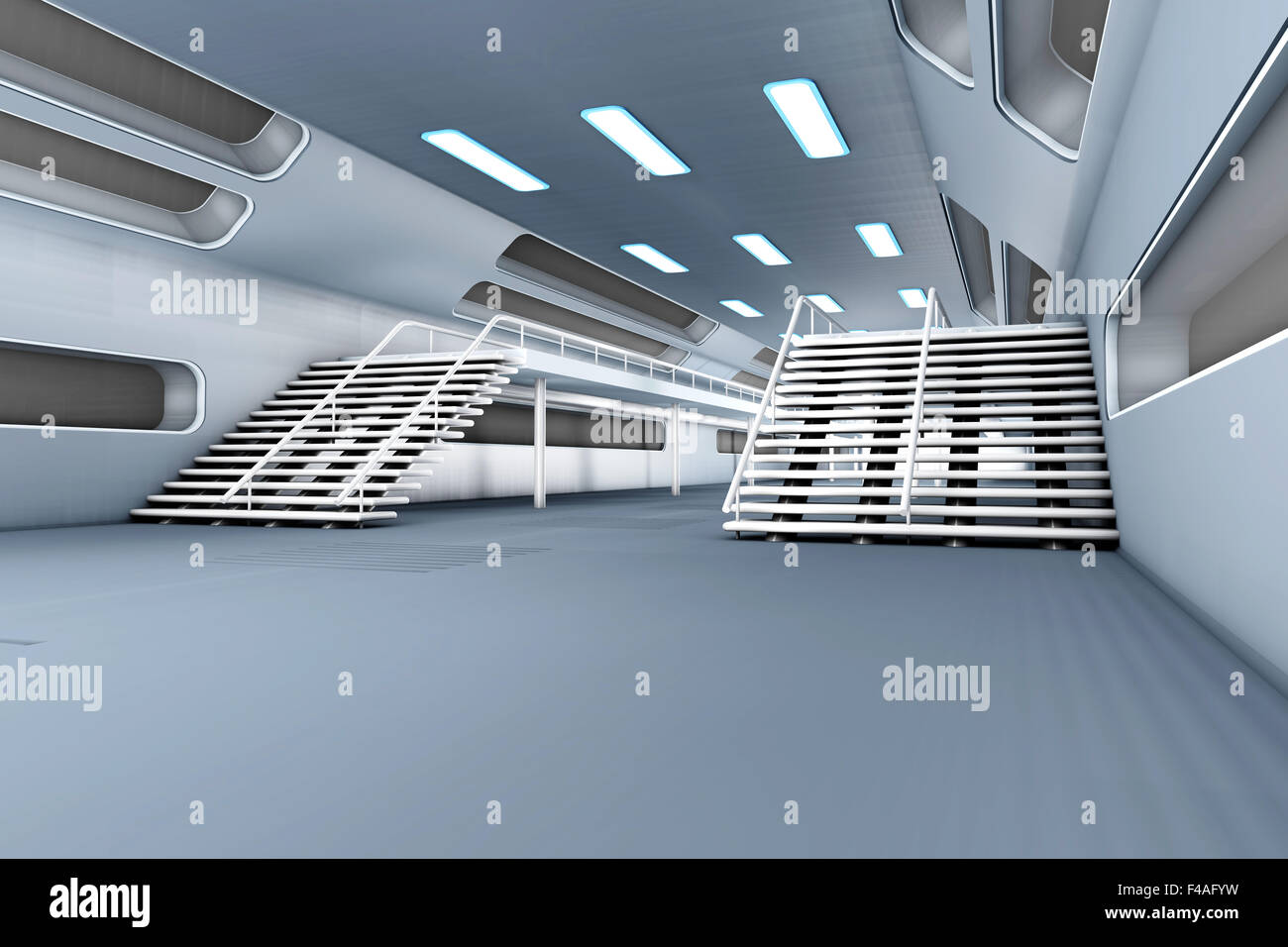 Space station Interior Stock Photo - Alamy