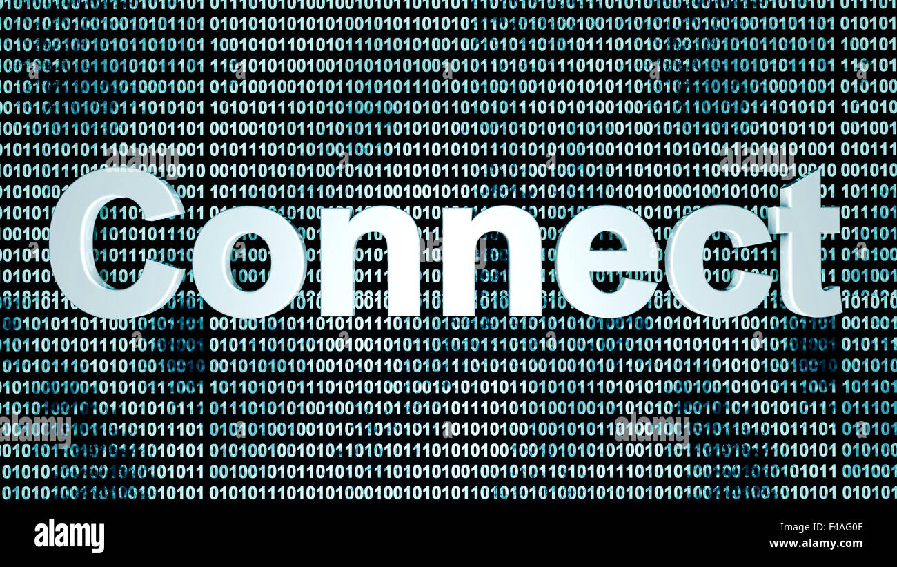 Binary Connect background Stock Photo - Alamy
