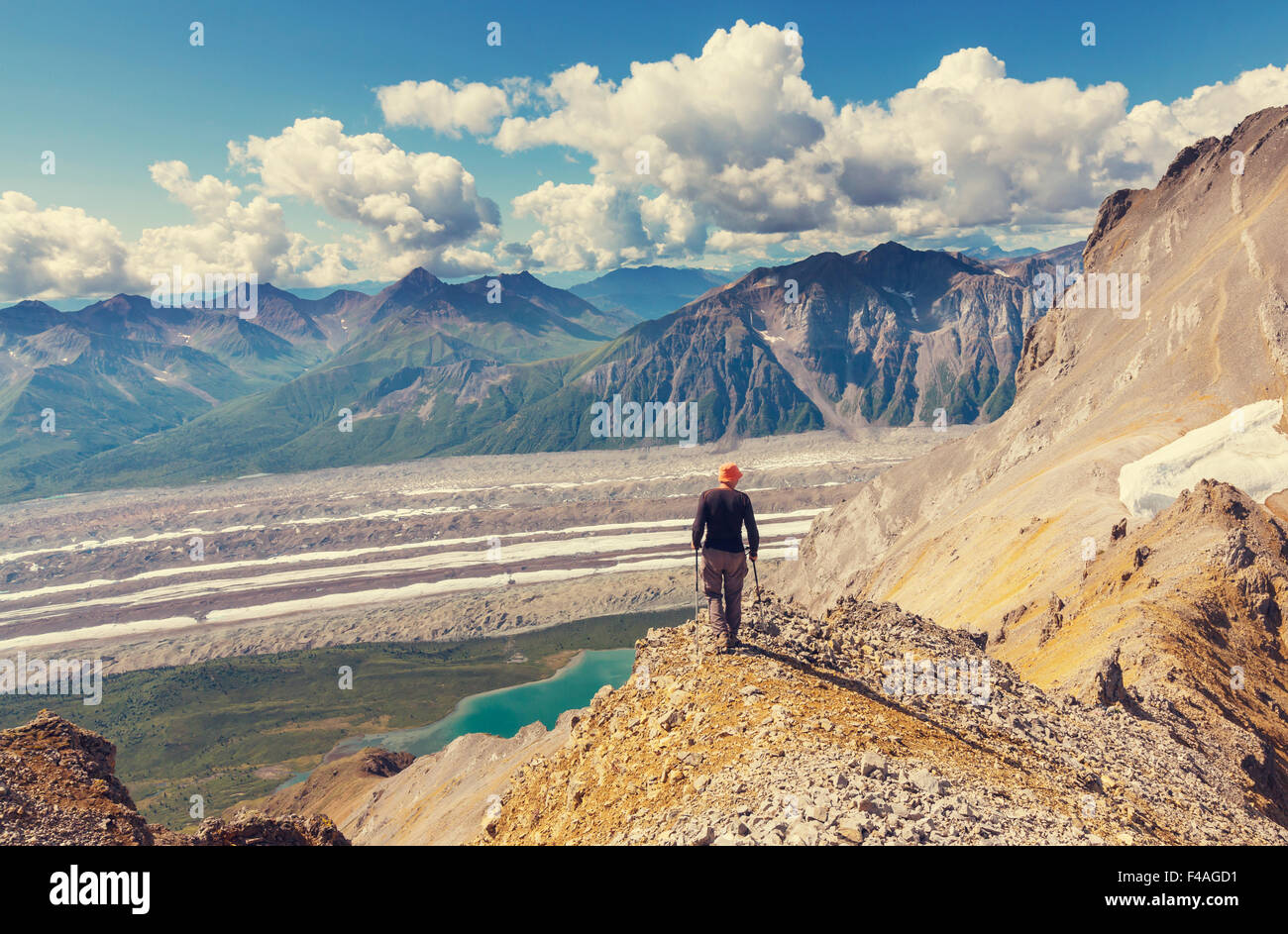 Glacier hike alaska wrangell elias hi-res stock photography and images ...