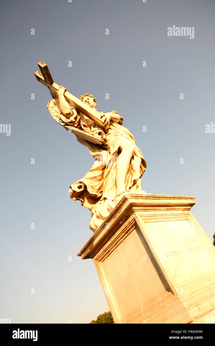 Statue in Rome Stock Photo - Alamy