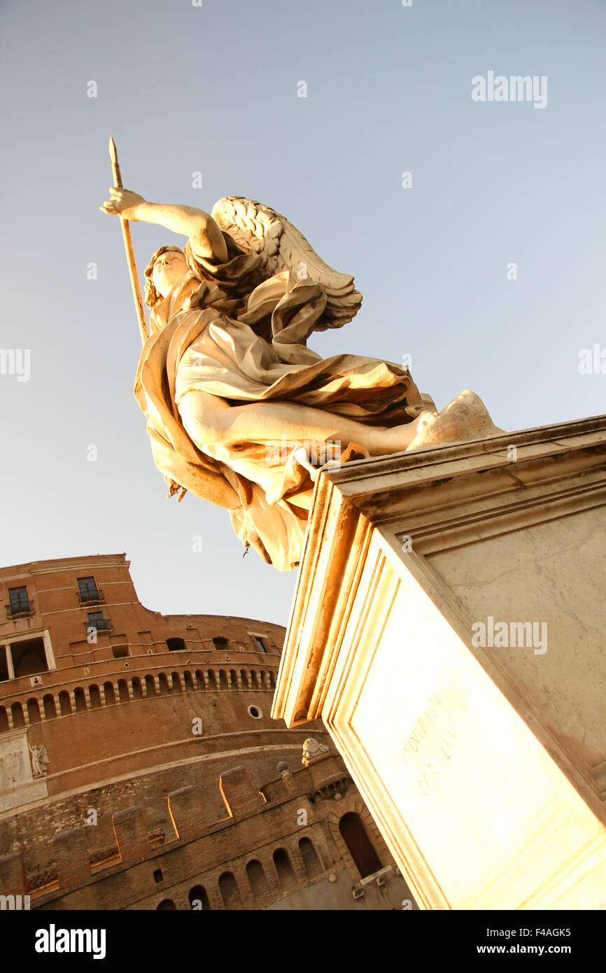 Statue in Rome Stock Photo - Alamy
