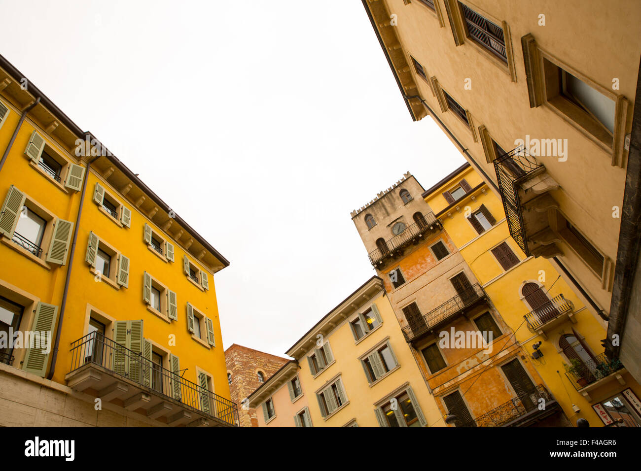 Historic architecture in Verona Stock Photo - Alamy