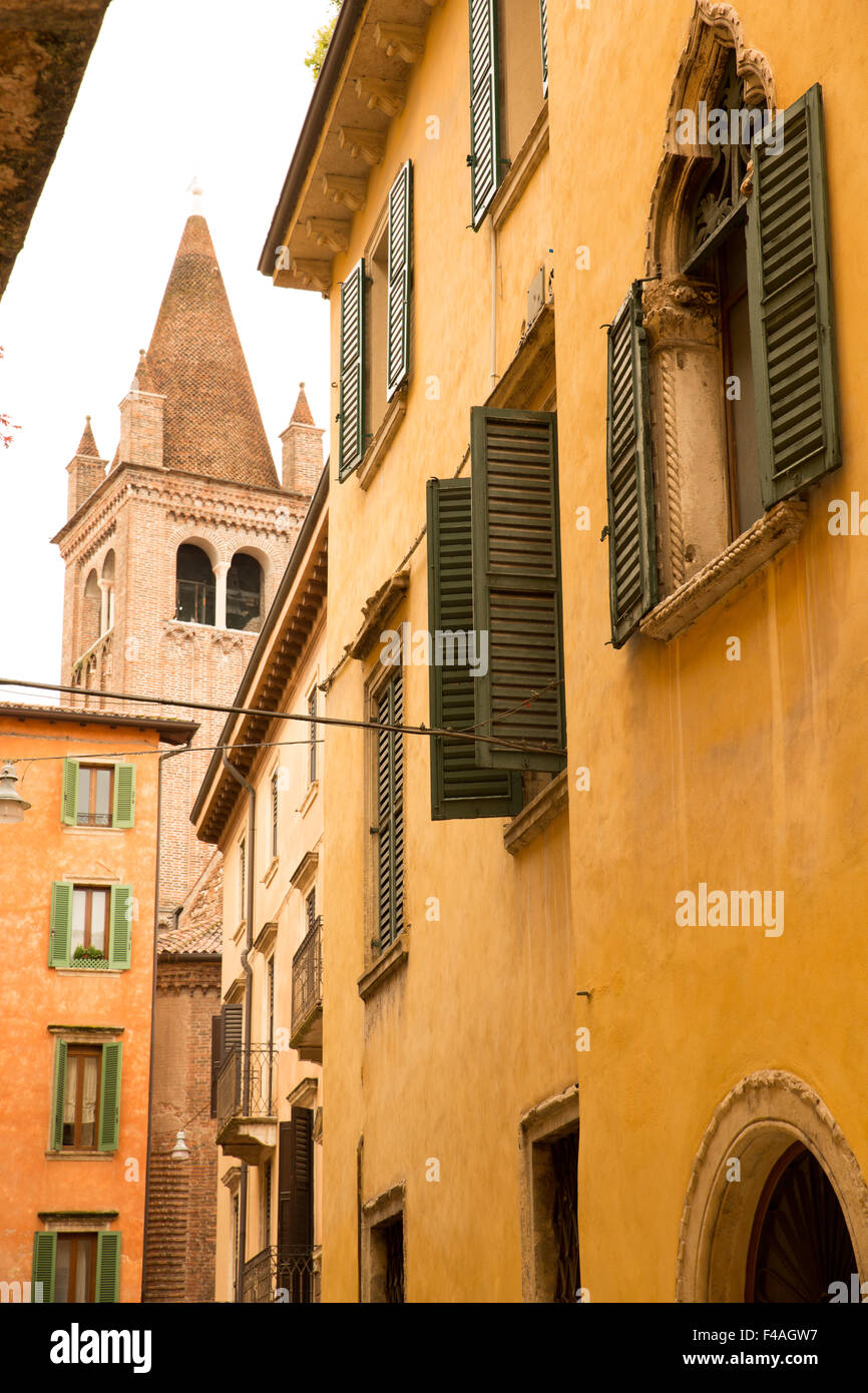 Historic architecture in Verona Stock Photo - Alamy