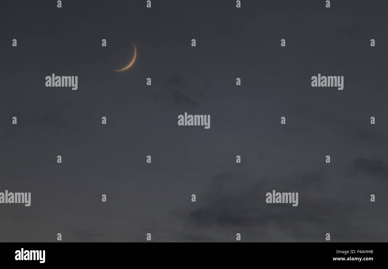 Dusk sky moon hi-res stock photography and images - Alamy