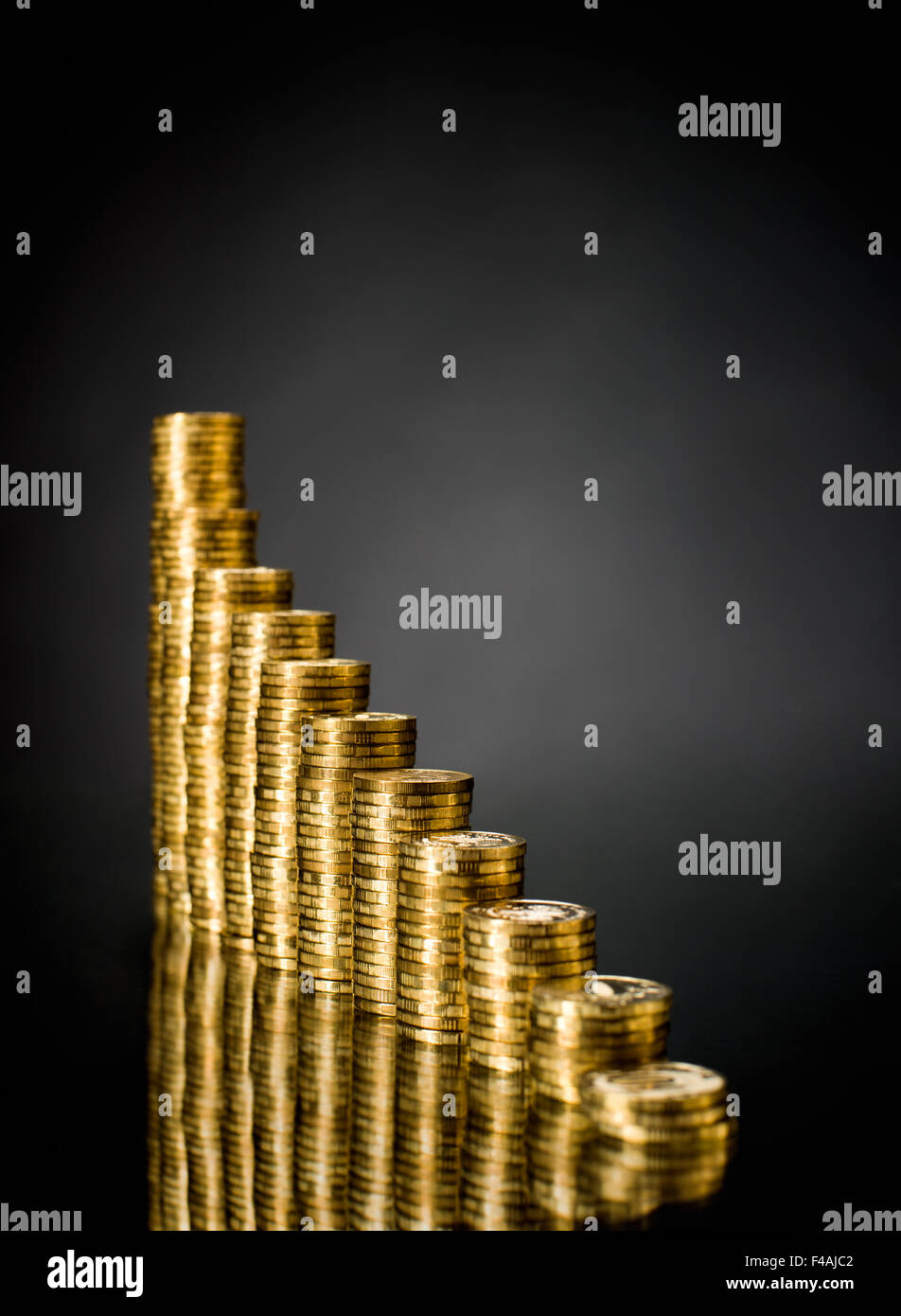 Gold rising hi-res stock photography and images - Alamy