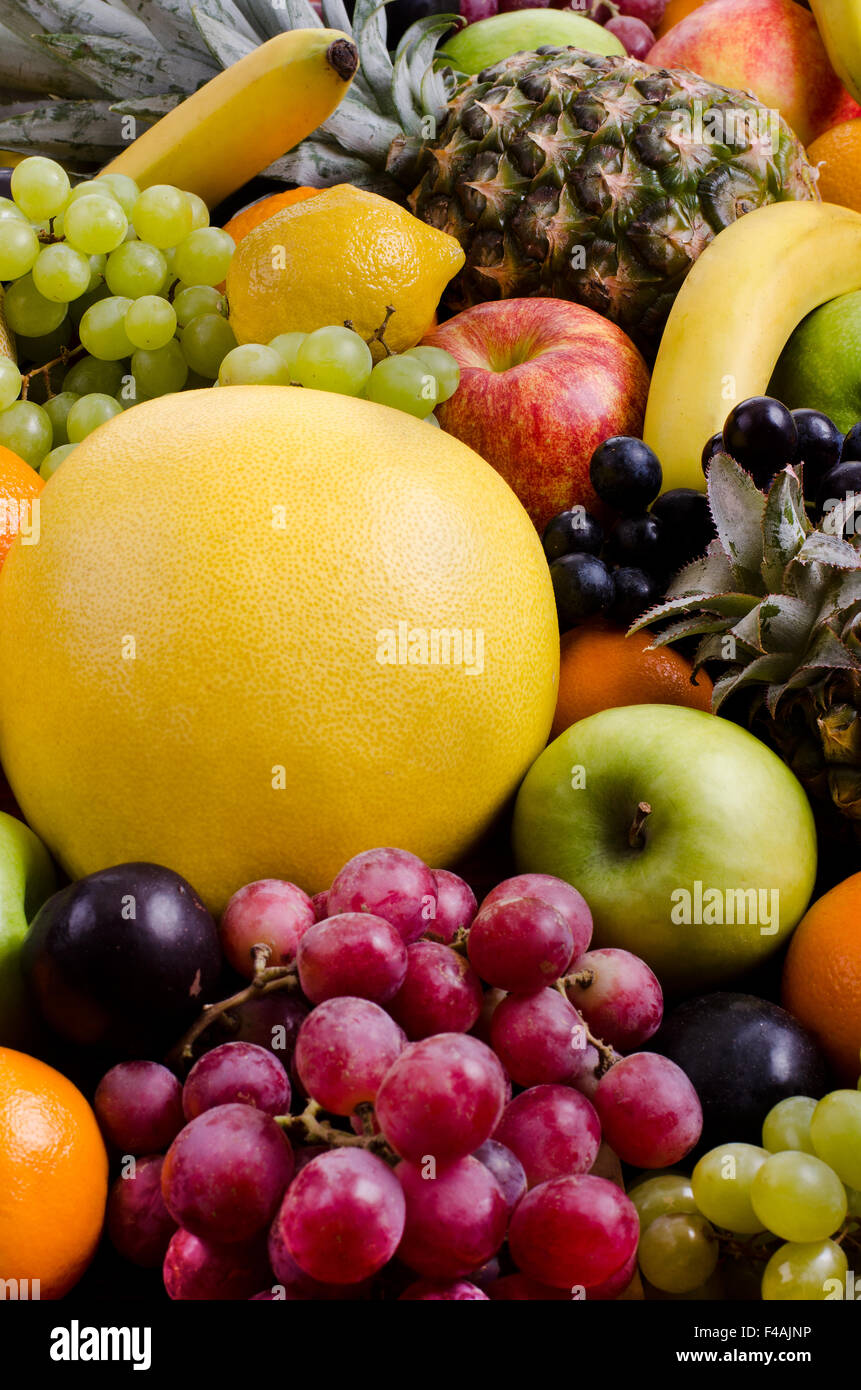 still life multifruit background Stock Photo - Alamy