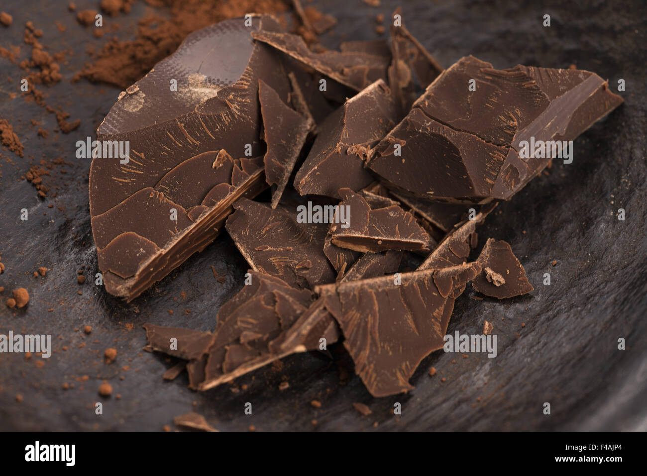 Detail chocolate bar chopped hi-res stock photography and images - Alamy