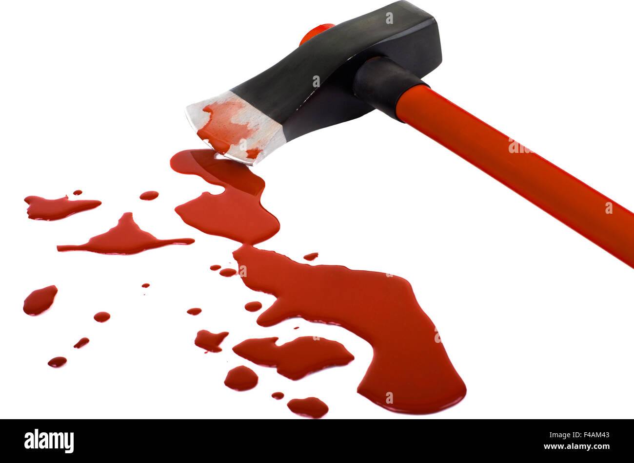 Axe blood hi-res stock photography and images - Alamy