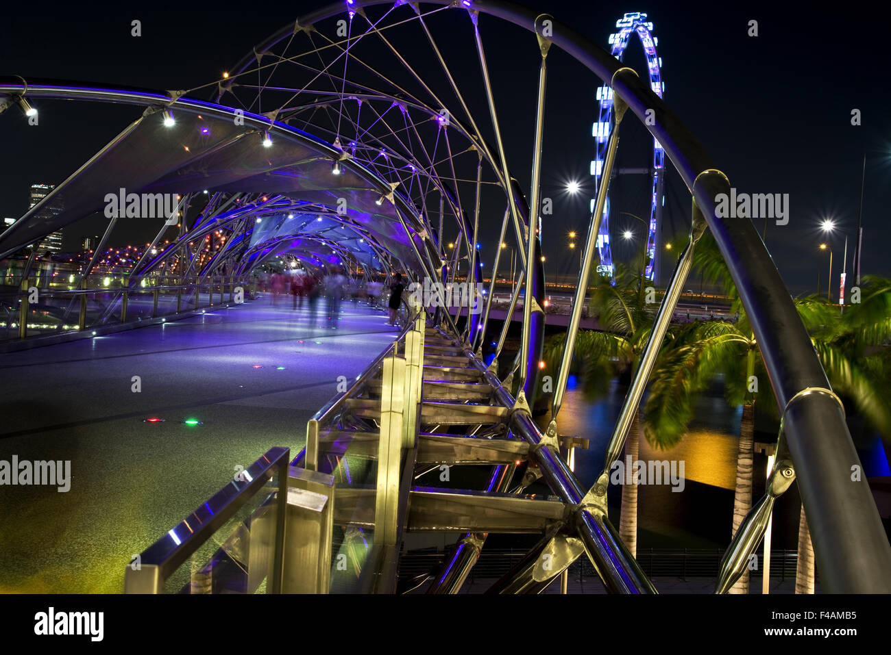 Helix bridge construction hi-res stock photography and images - Alamy