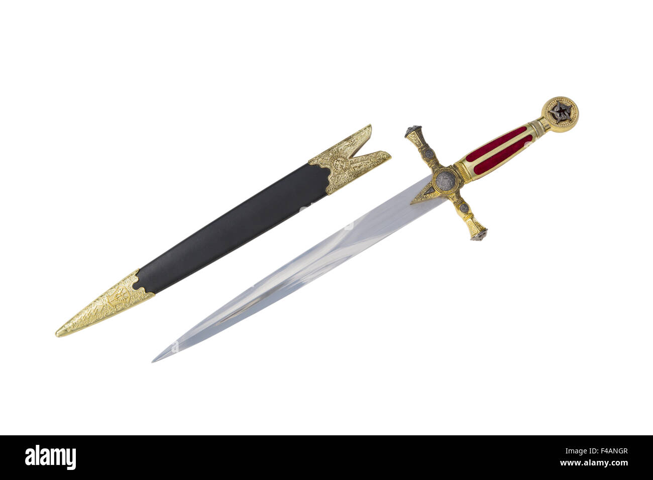 Old dagger with scabbard Stock Photo - Alamy