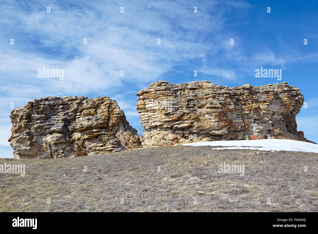 Plush Rocks near Baikal lake Stock Photo - Alamy