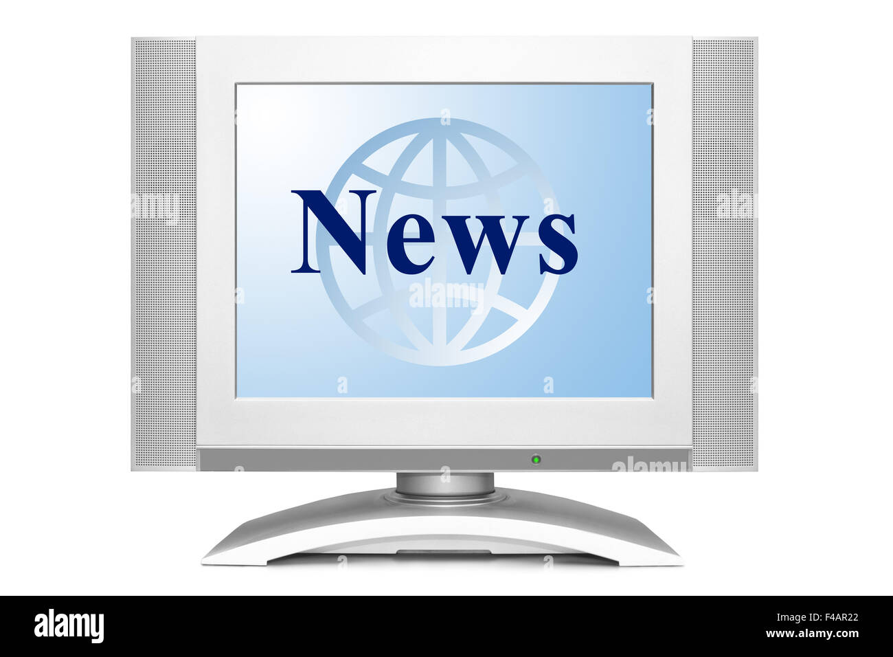 Tv journalist news screen hi-res stock photography and images - Alamy