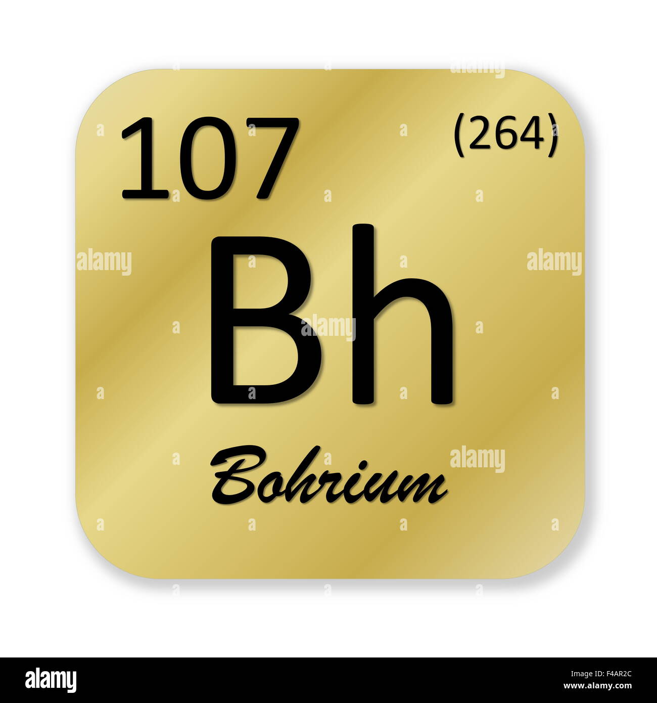 Bohrium element Stock Photo - Alamy