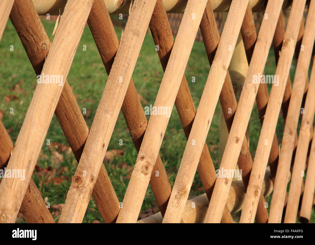 Trellis fence hi-res stock photography and images - Alamy